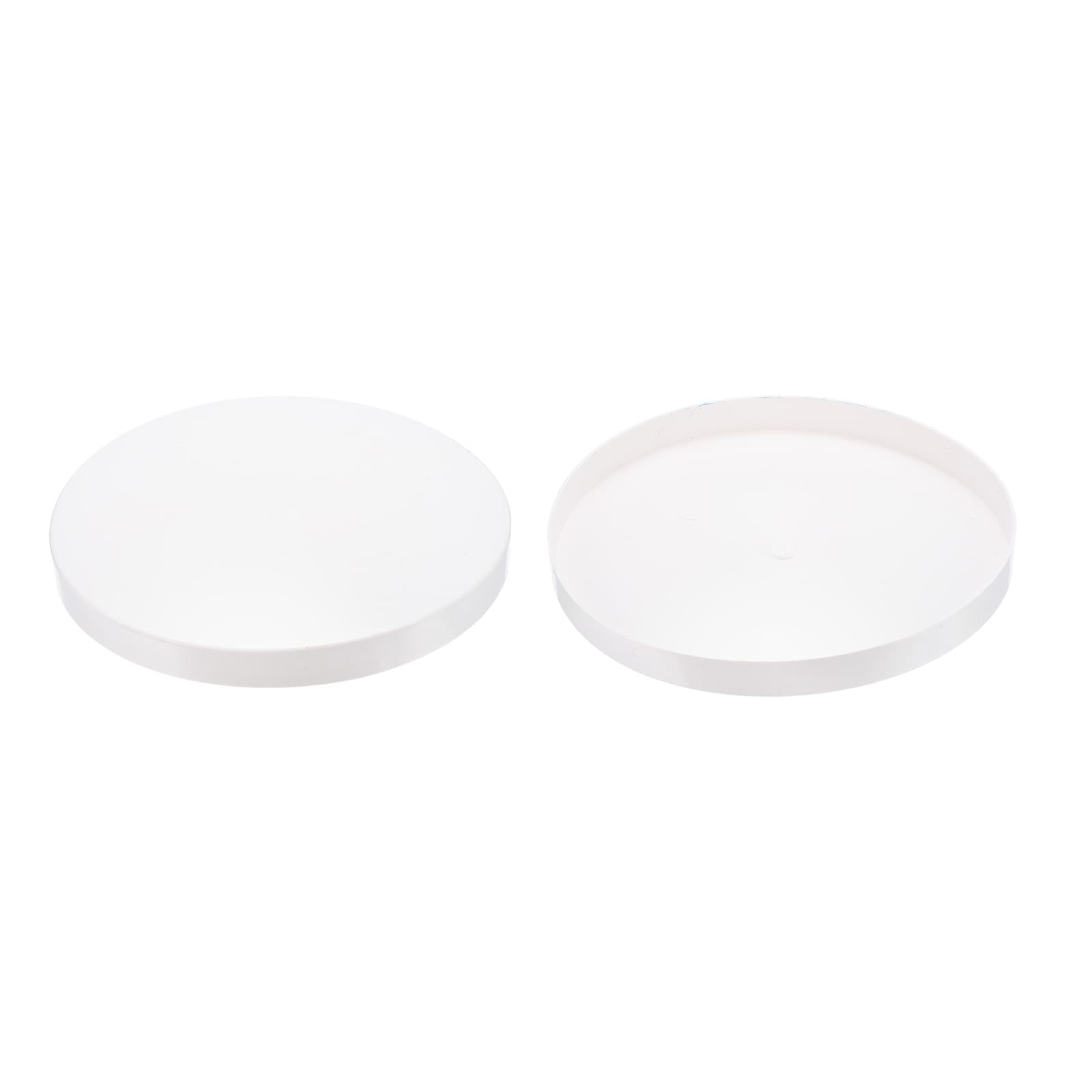 PATIKIL 250mm ID Pipe End Cap Round Fencing Post Tubing Insert Pipe ...