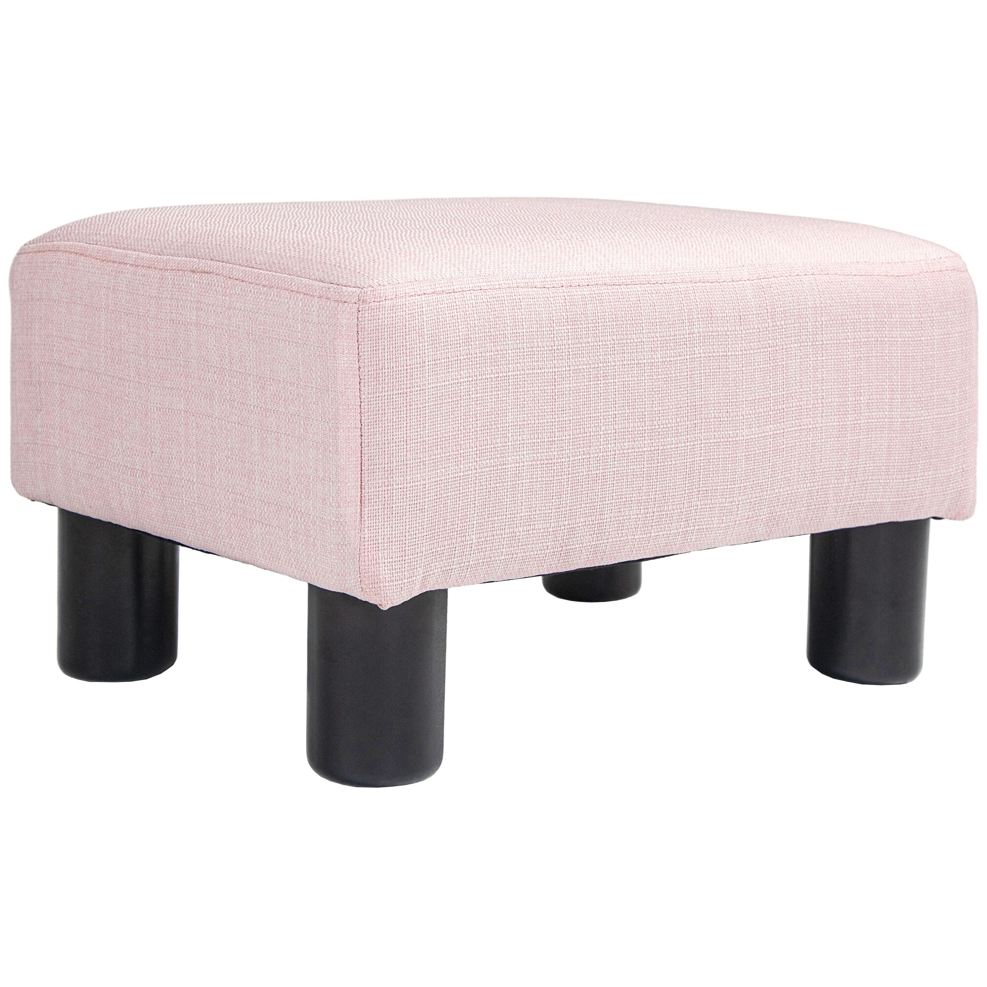 Bybafun Casual Pink Ottoman in the Ottomans & Poufs department at Lowes.com