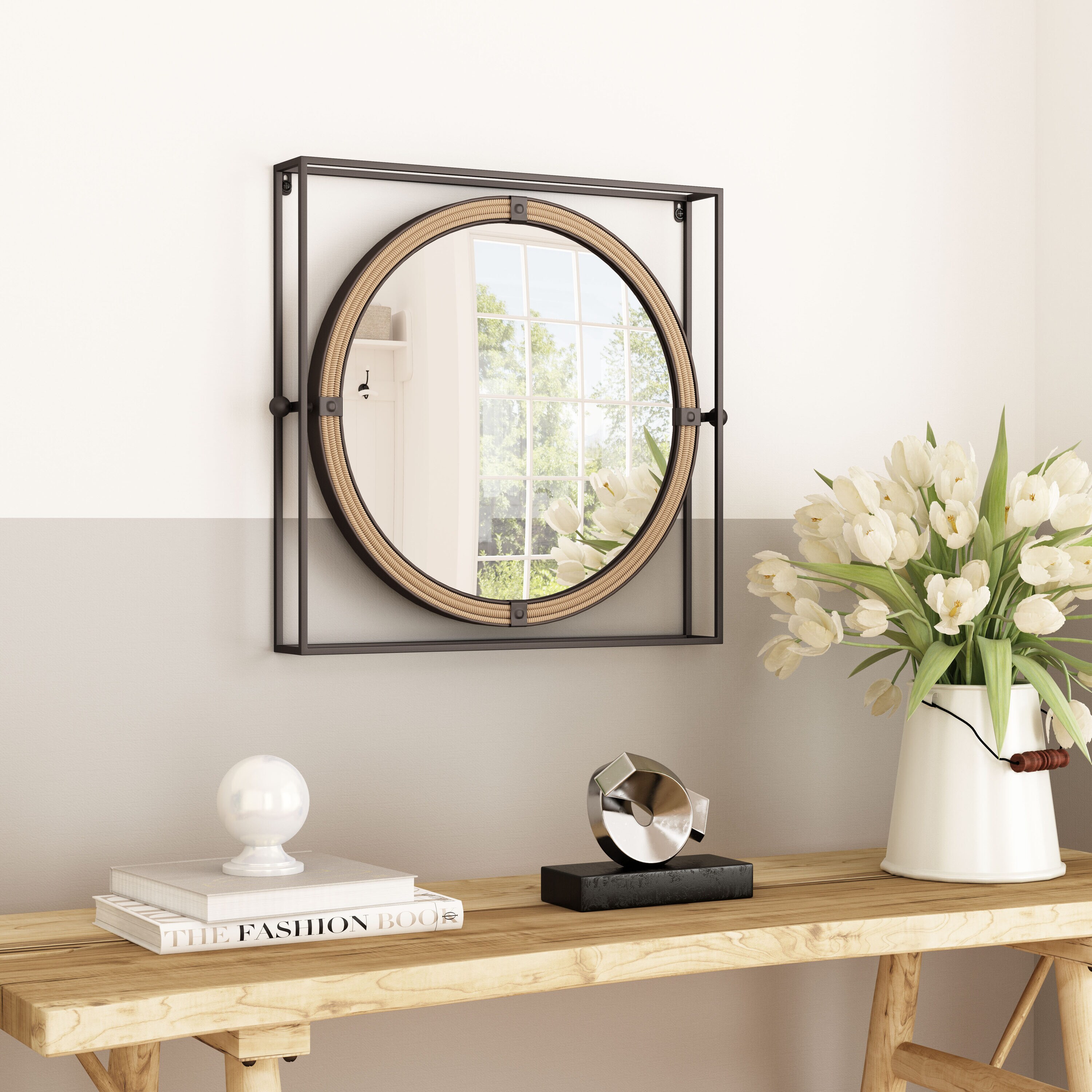 Zuo Modern Capell Mirror Modern Steel in the Mirrors department at ...