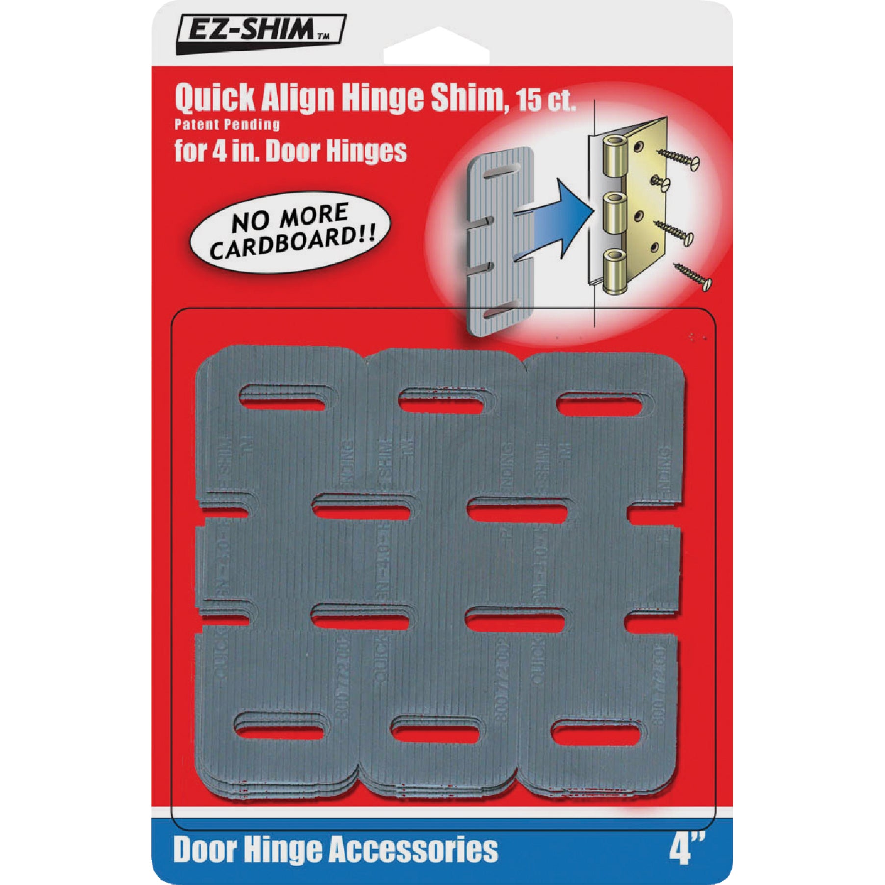 AirShim EZ-Shim HS400BP 4 Hinge Shim (15 Pack) in the Shims department ...