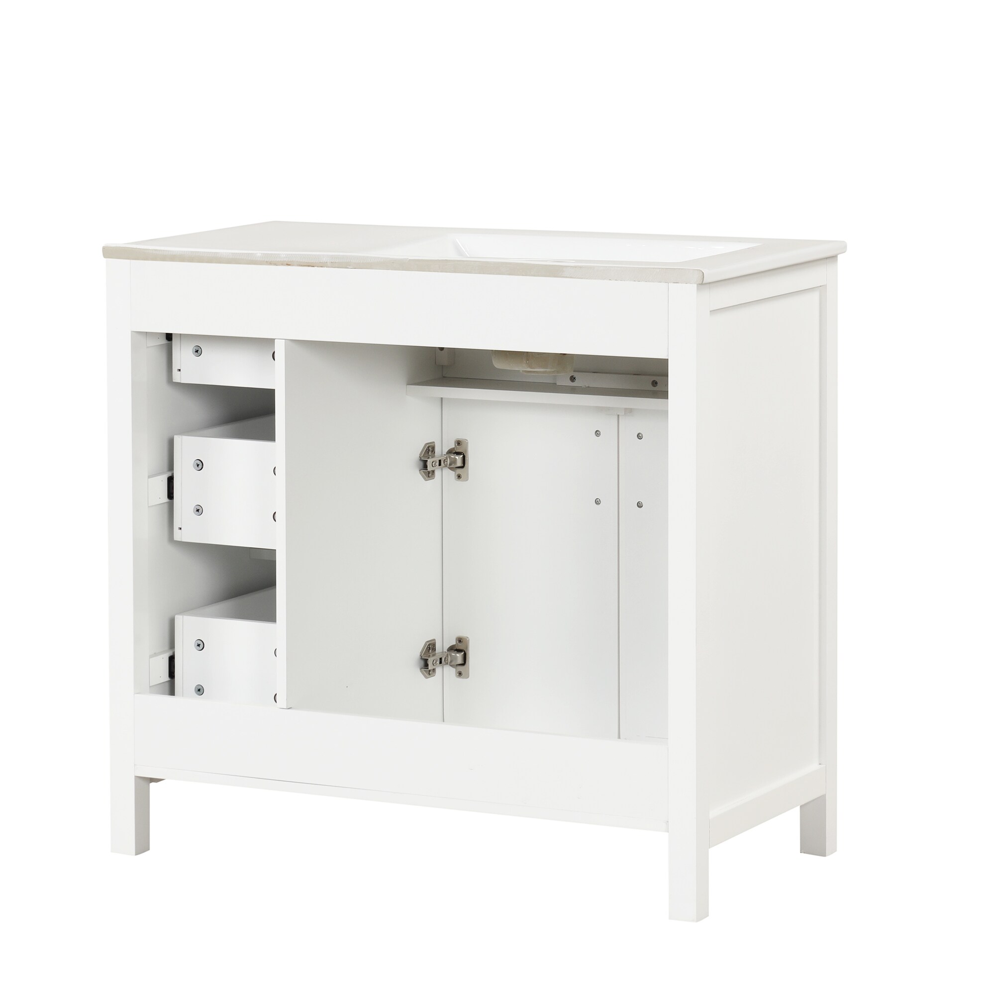 Tahanbath 36 Inches Bathroom Vanity with Sink Top Bathroom Vanity ...