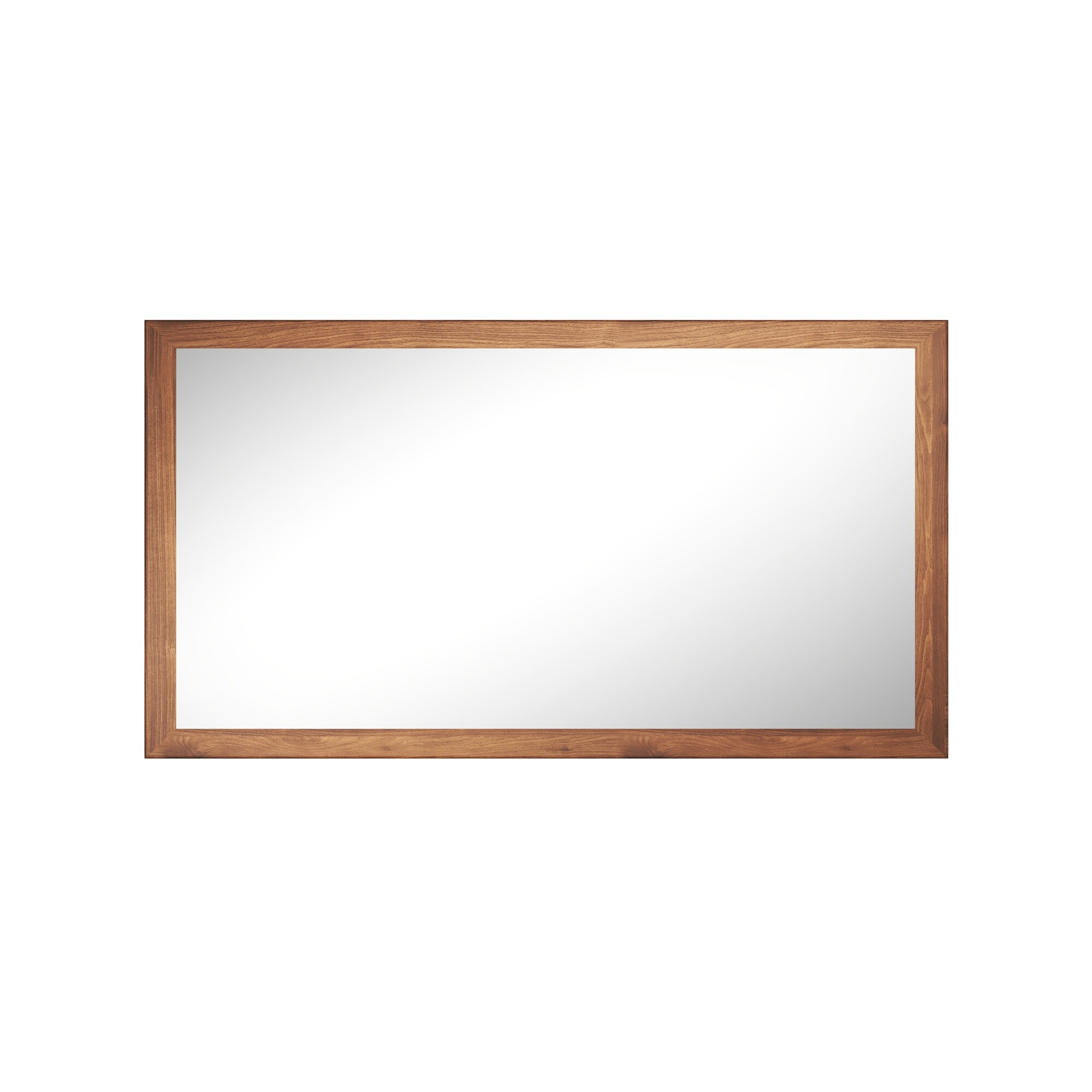 Boyel Living 30 in W x 55 in L Dark Wood Grain Rectangular Slanted Edge ...