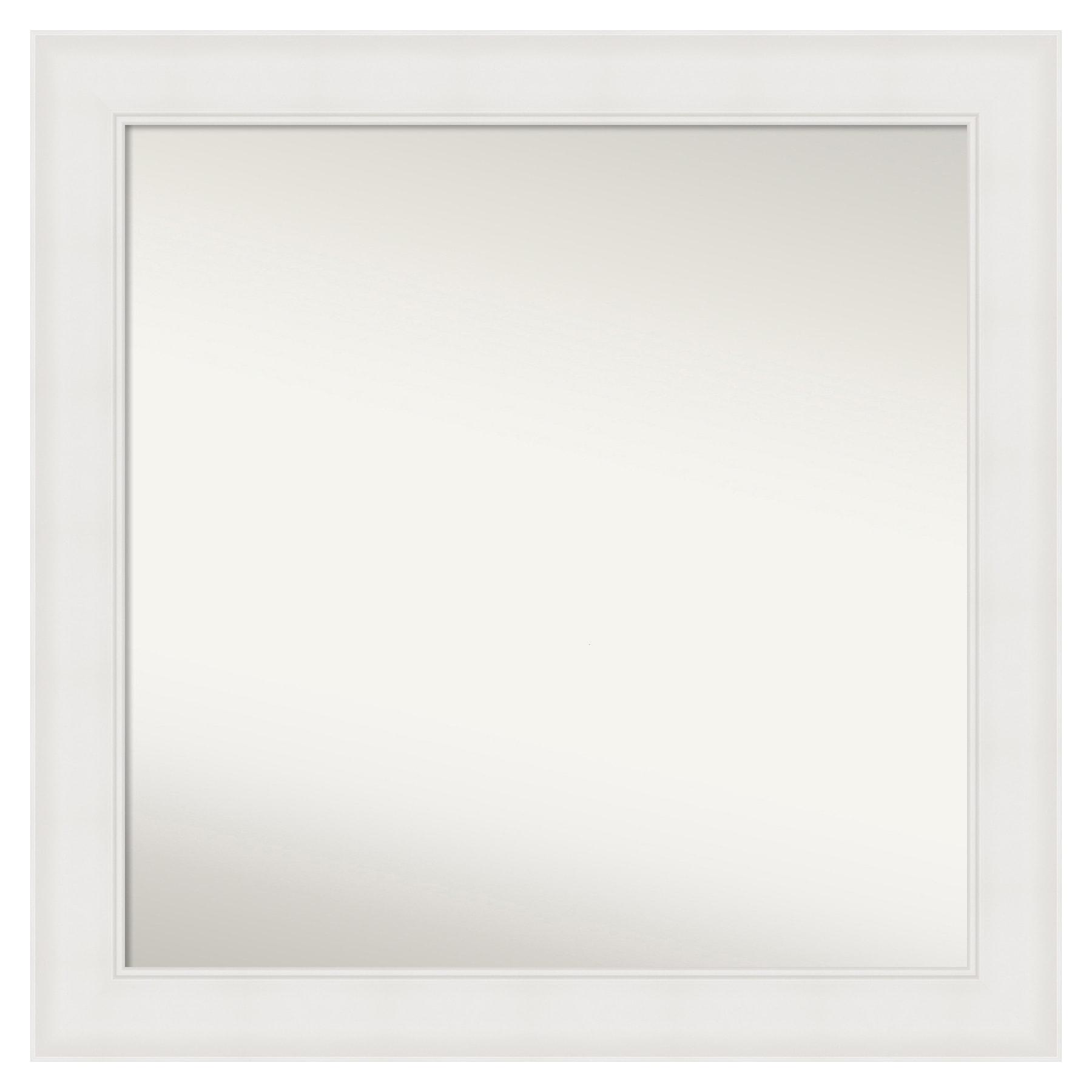 Amanti Art Textured White Frame 31.25-in W x 31.25-in H Square Textured ...