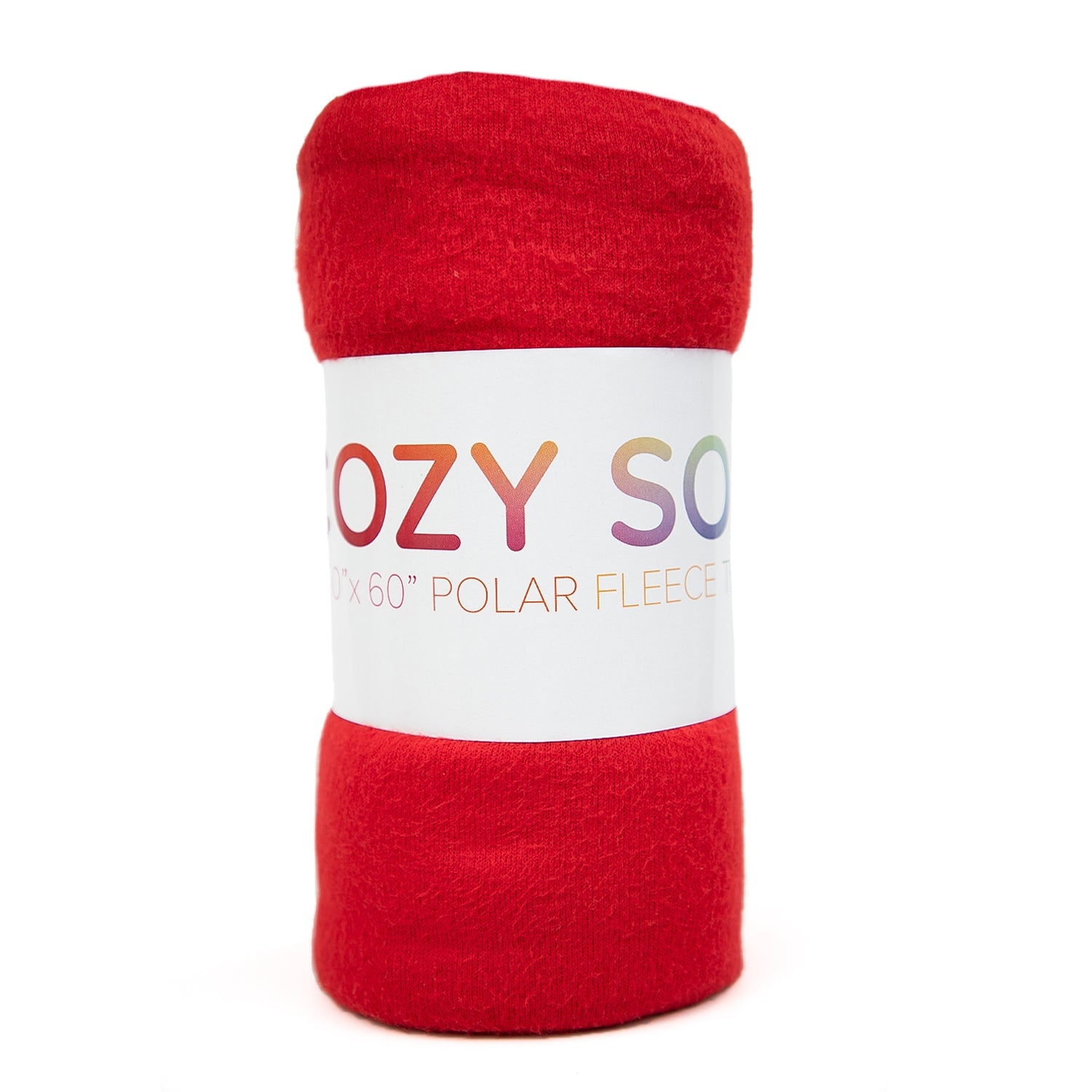 Arkwright Home Cozy Soft Polar Fleece Throw 50x60 Red - Case of 12 in ...