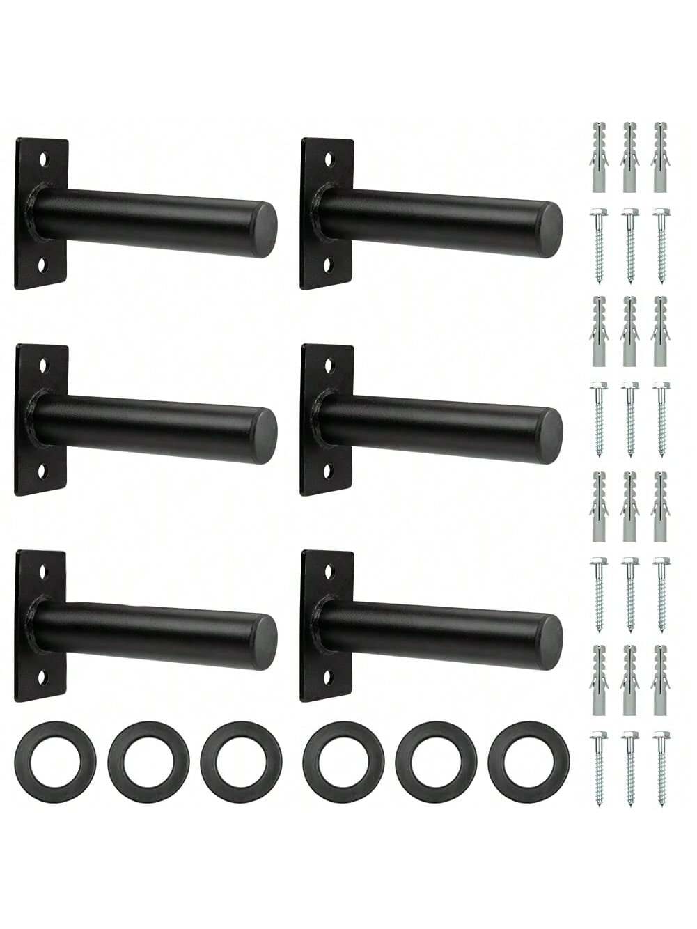 Qeetex Wall Mounted Weight Plate Holder. Fit 2inch Weight Plates. With ...