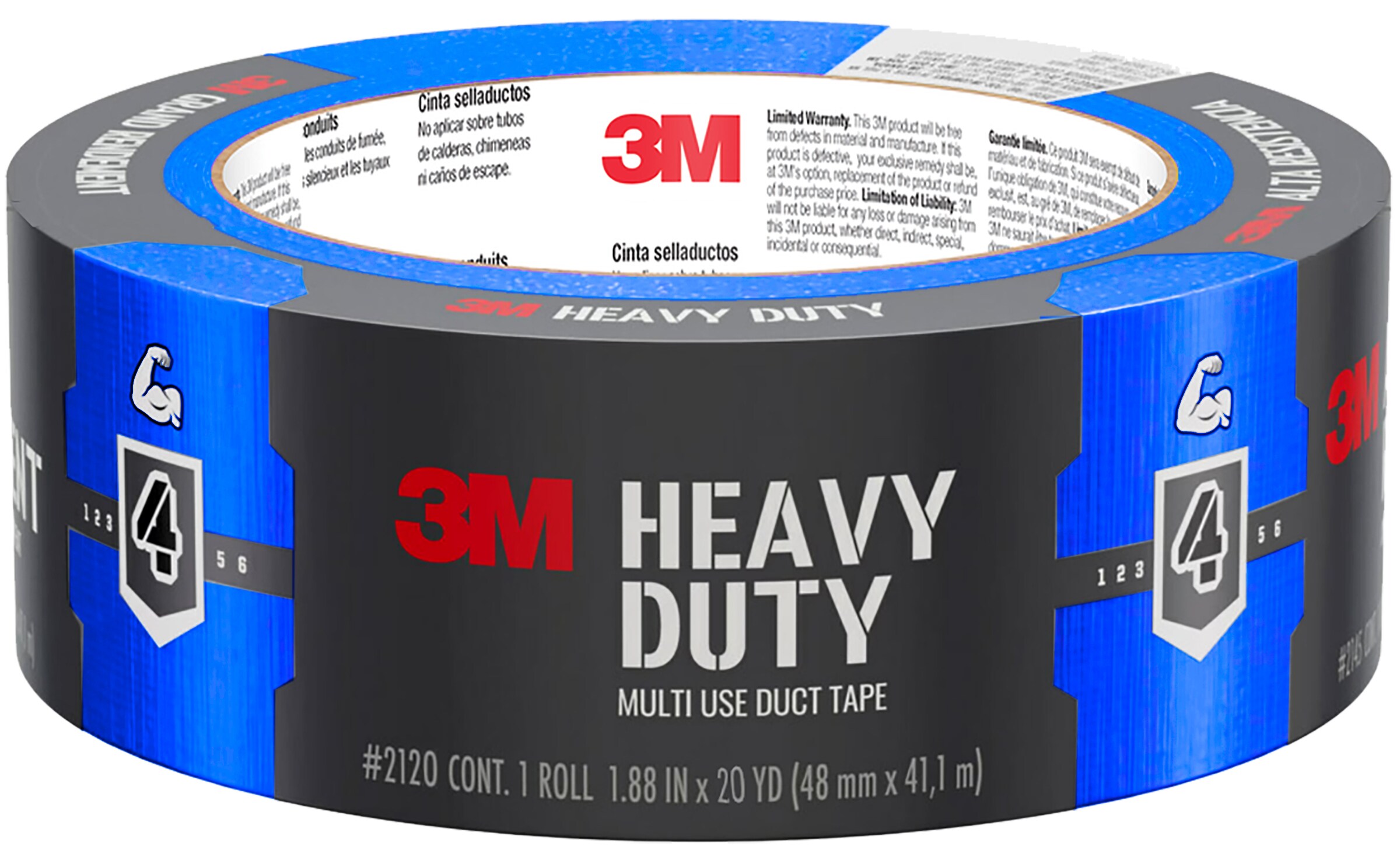 3M 3M Heavy Duty Color Duct Tape - Blue (20yd) in the Duct Tape ...