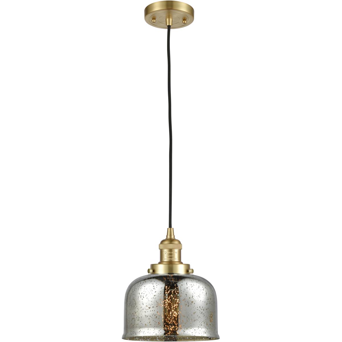 Innovations Lighting 201C-SG-G78 Franklin Restoration Bell Mini Pendant ...