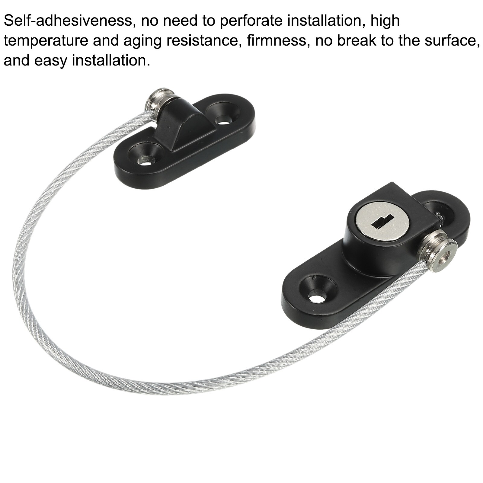 Unique Bargains Gate Latches Cabinet Locks Keyed 180mm Long String ...