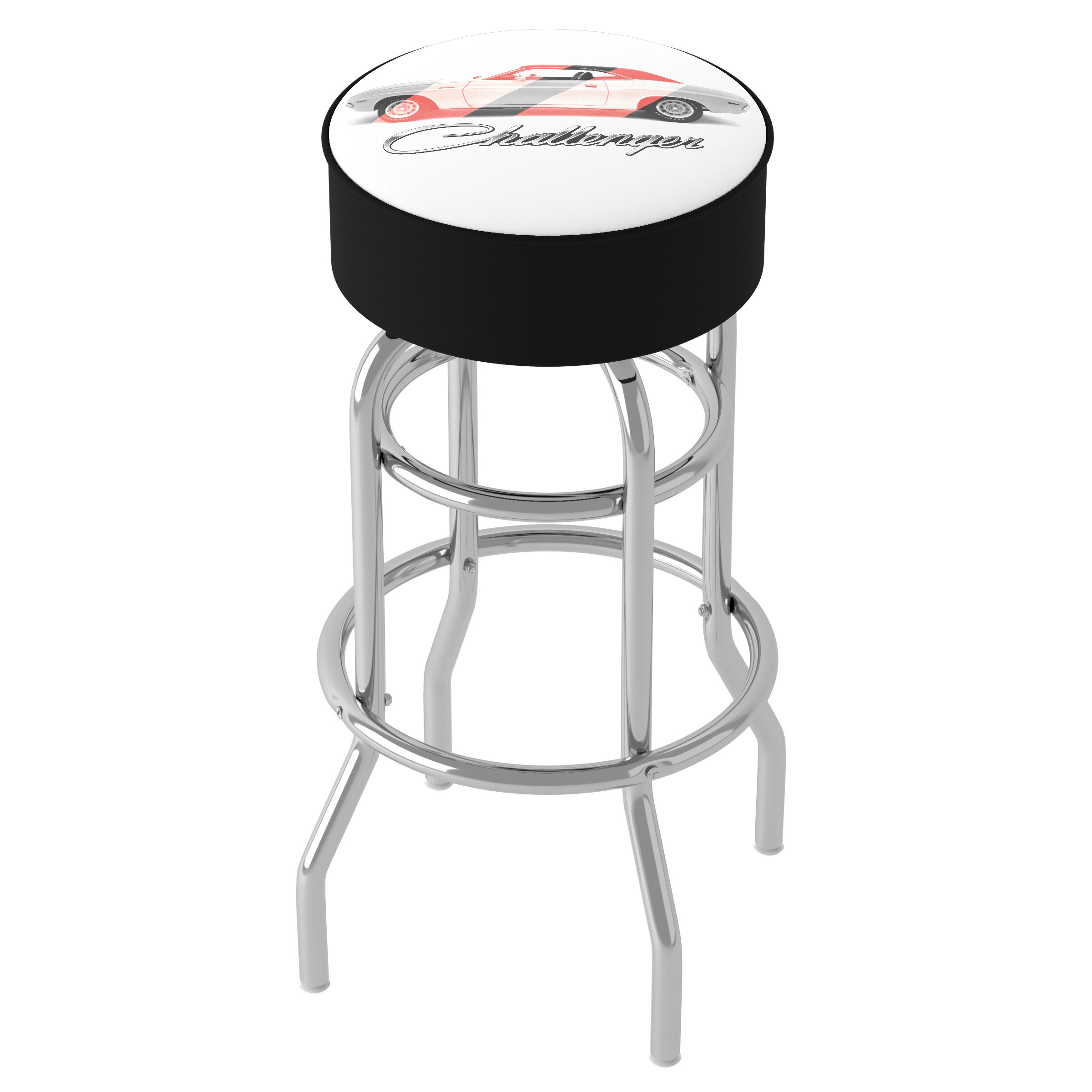 Trademark Gameroom Dodge Challenger Stripes Stool at Lowes.com