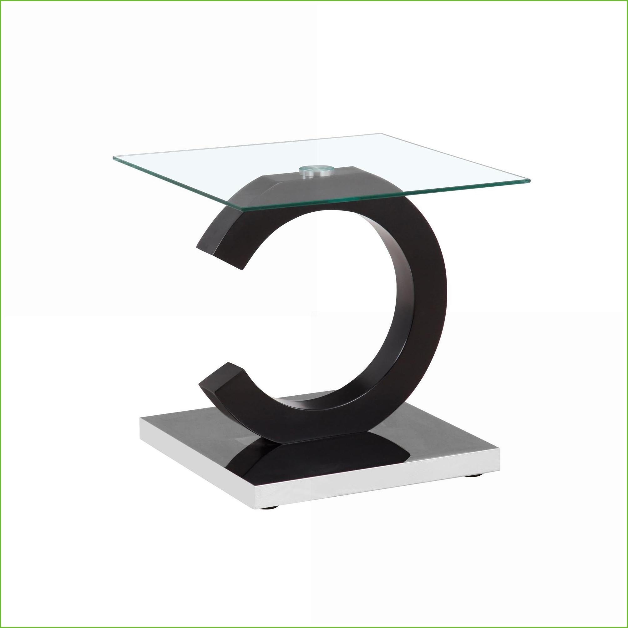 Watnature Modern Glass Top Coffee Table with Matte Black Center Easy ...