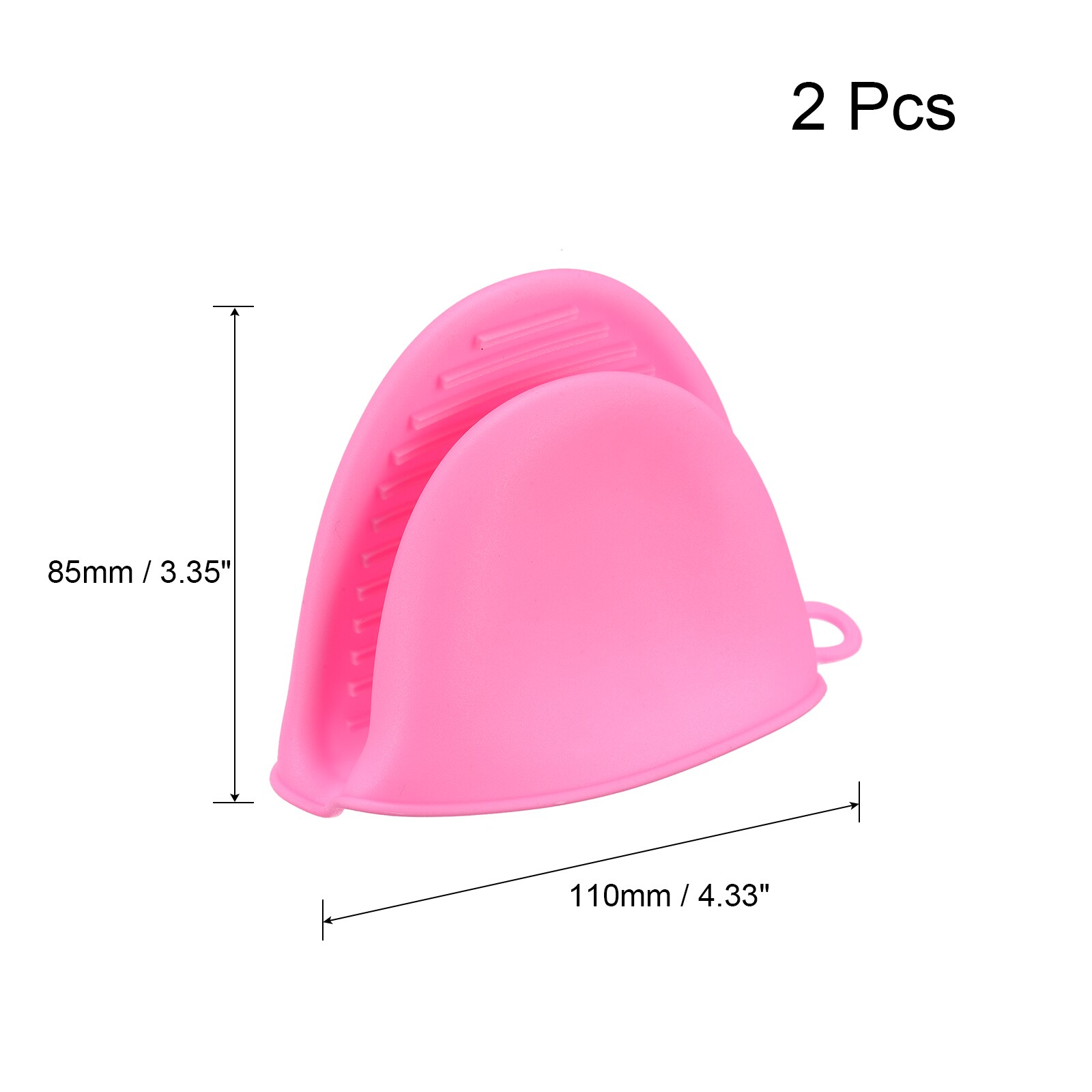 Unique Bargains Mini Oven Mitt Pot Holder Heat Resistant Pinch Covers ...