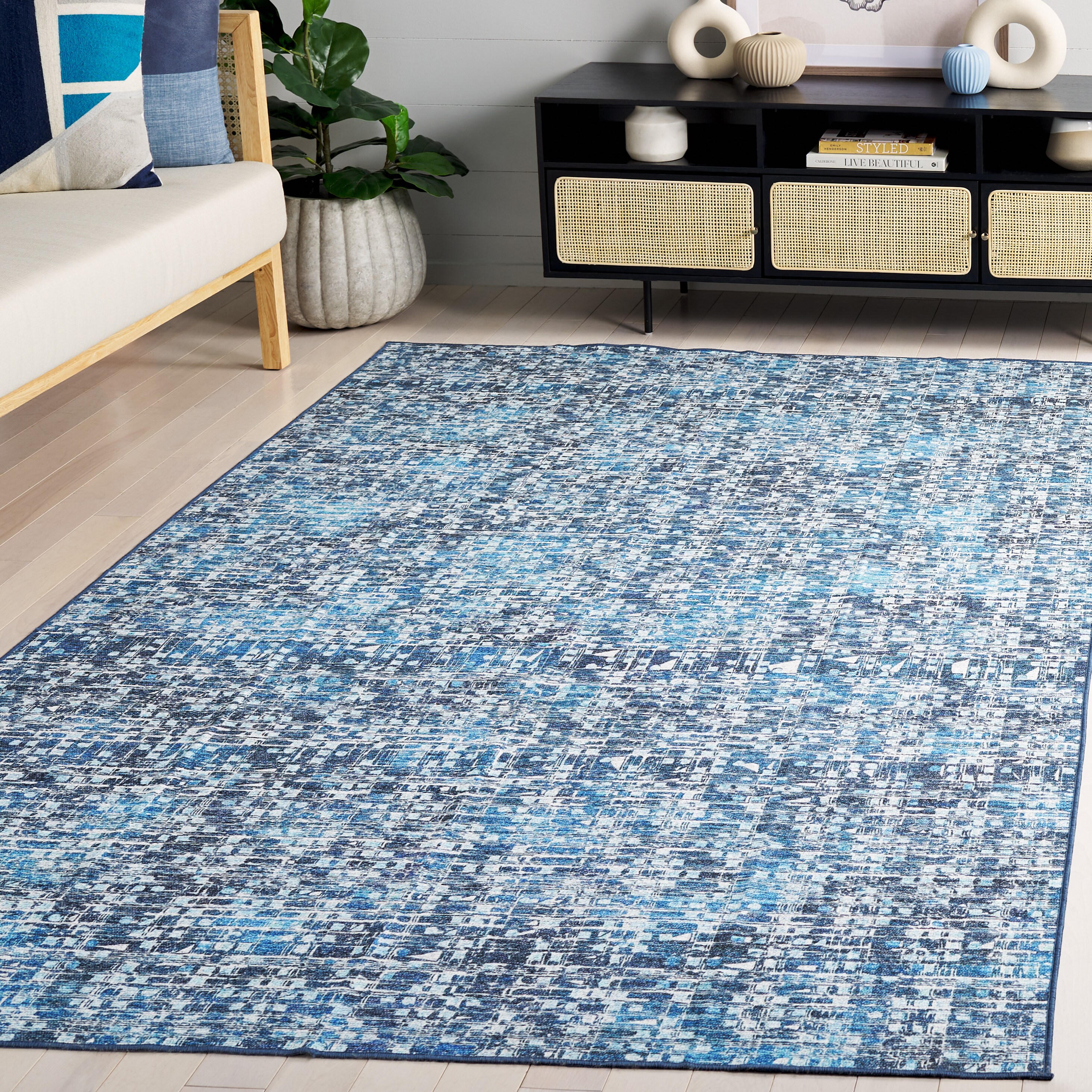 Safavieh Arizona 901M Blue Grey 5ft x 8ft Contemporary Rug in the Rugs ...