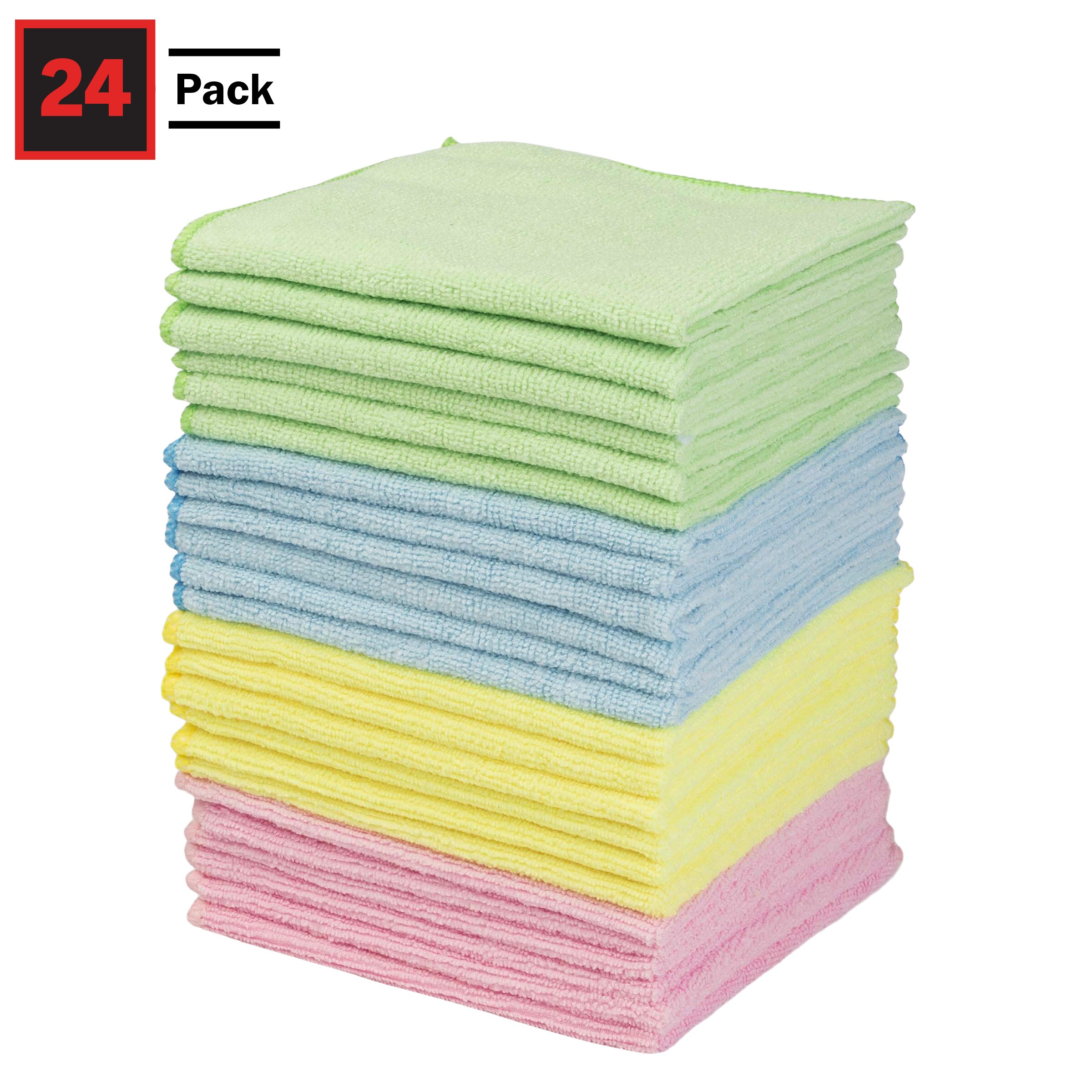 Stalwart 24-Pack Microfiber Cloth 75-HT2003 at Lowes.com