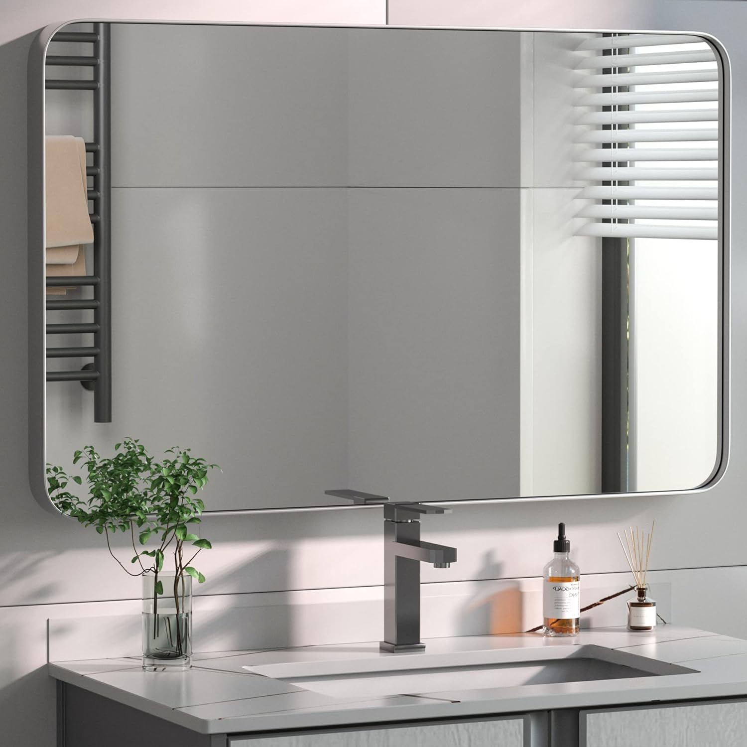Clavie Bathroom Mirrors Wall Mirrors Accent Mirrors 30-in W x 48-in H ...