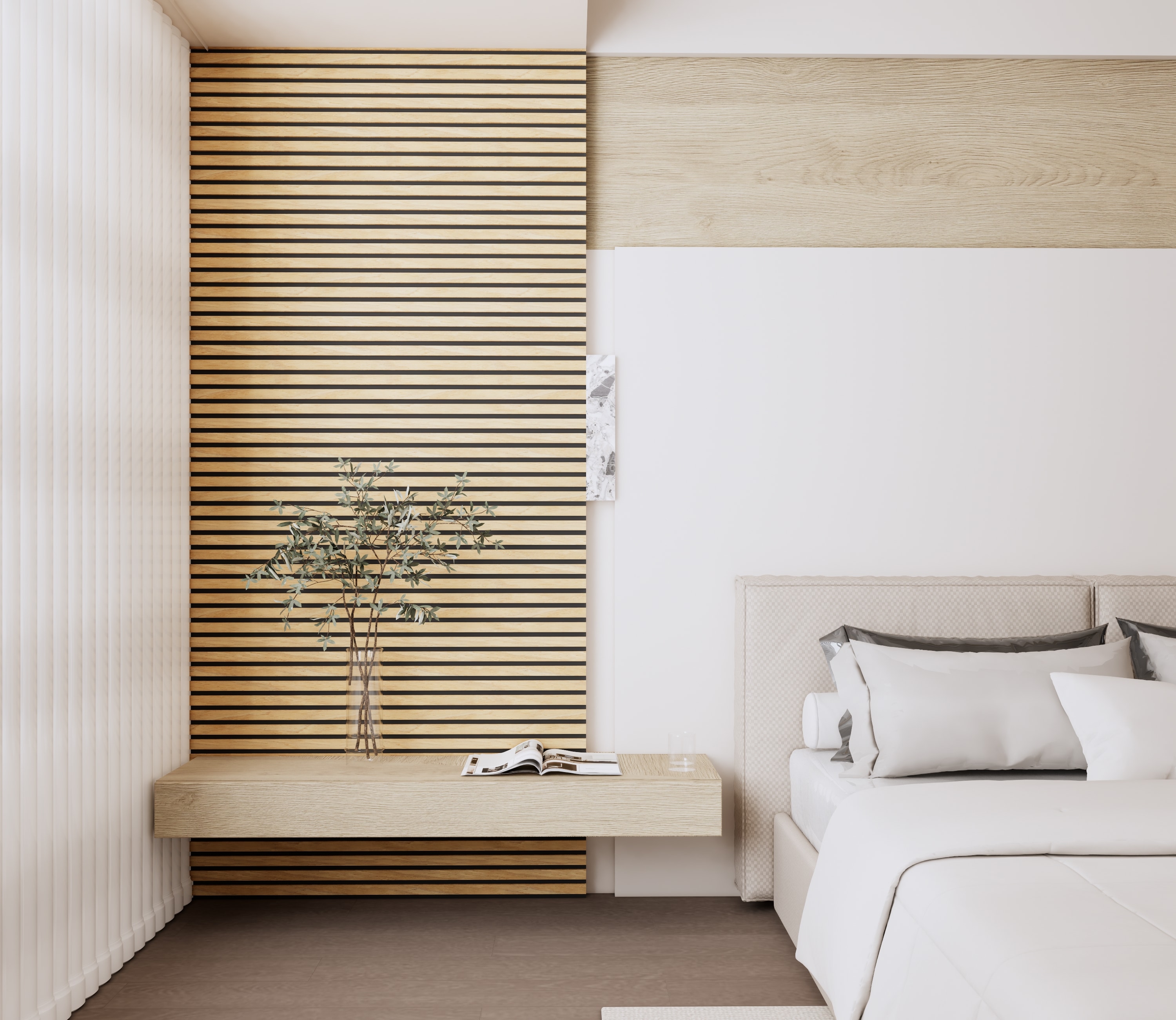 Origin 21 11.22-in x 47.24-in Oak Veneer Acoustic Sound Absorbing Panel ...