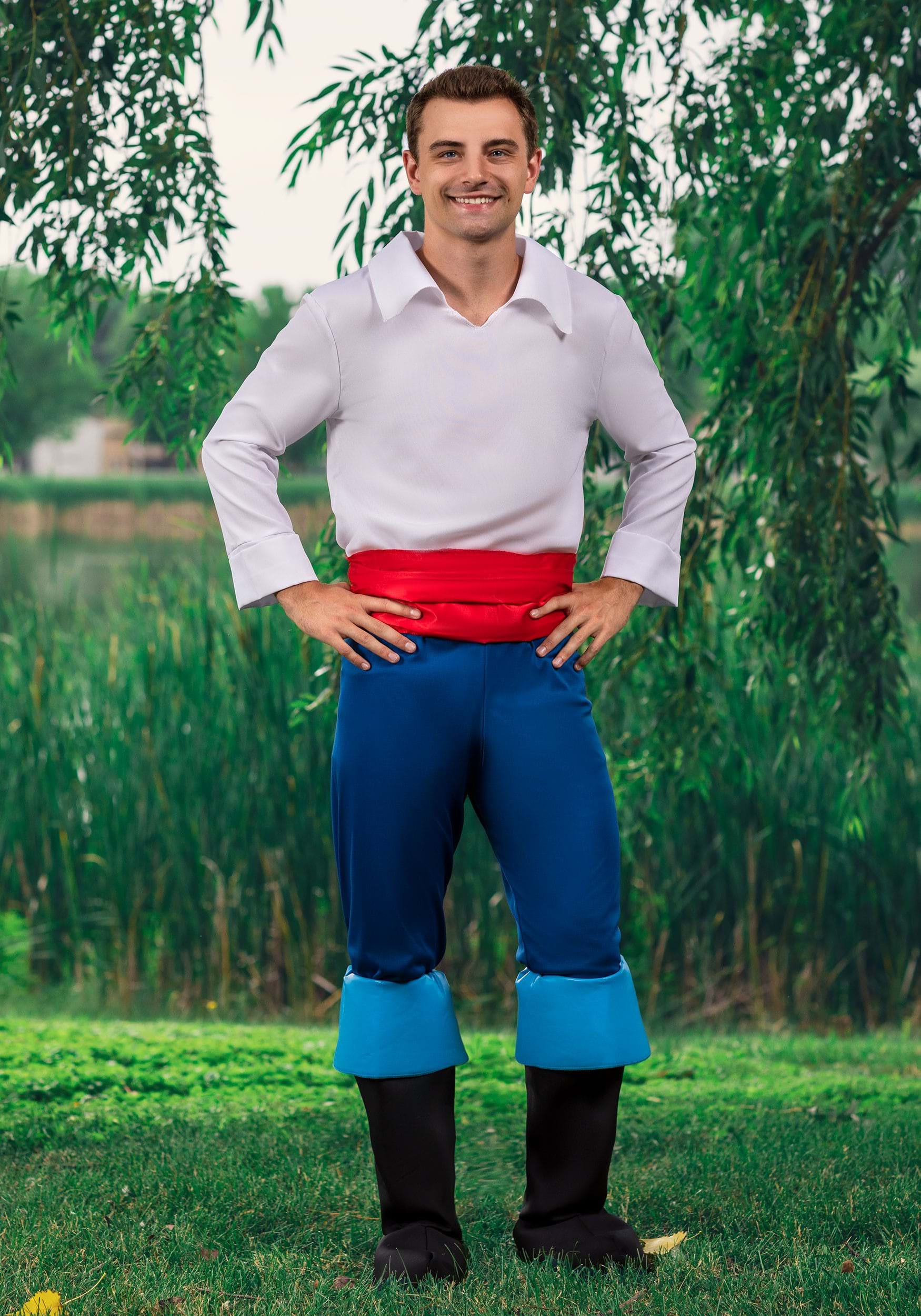 Disguise Limited Disney Prince Eric Deluxe Costume for Men 2X-Large in ...