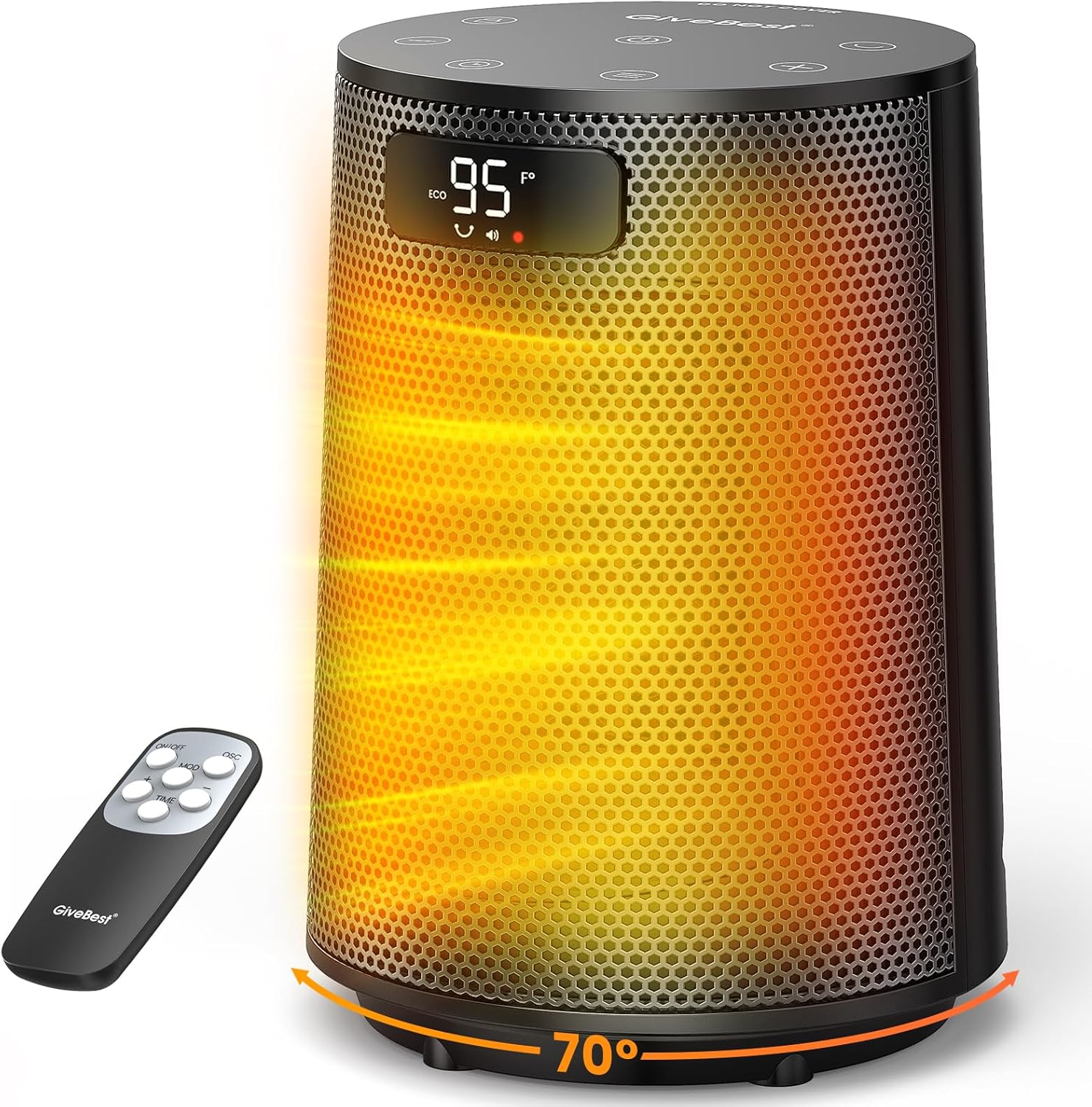 GiveBest Space Heater Electric Portable Heaters for Indoor Use with ...