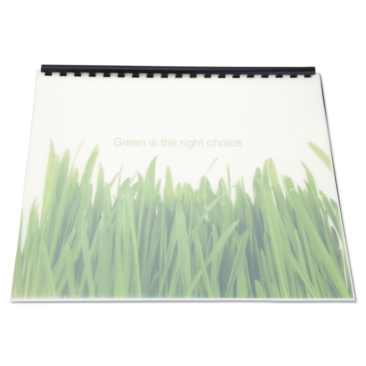 GBC REMOVE - Recycled Poly Binding Cover Plastic Square Corners 11 x 8. ...