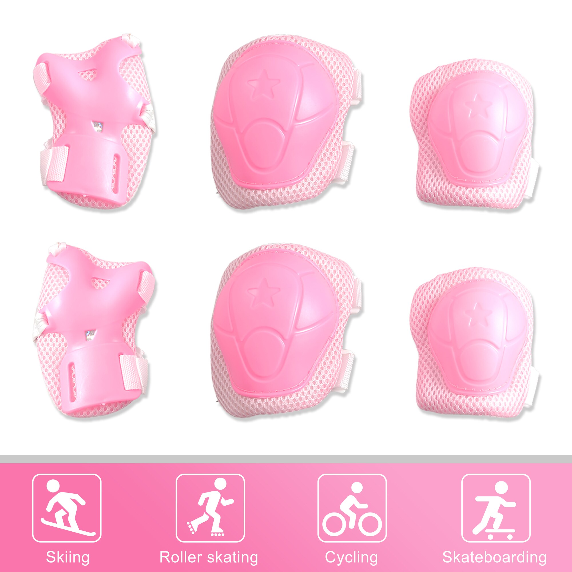 Unique Bargains Elastic Band Detachable Closure Wrist Elbow Knee port ...