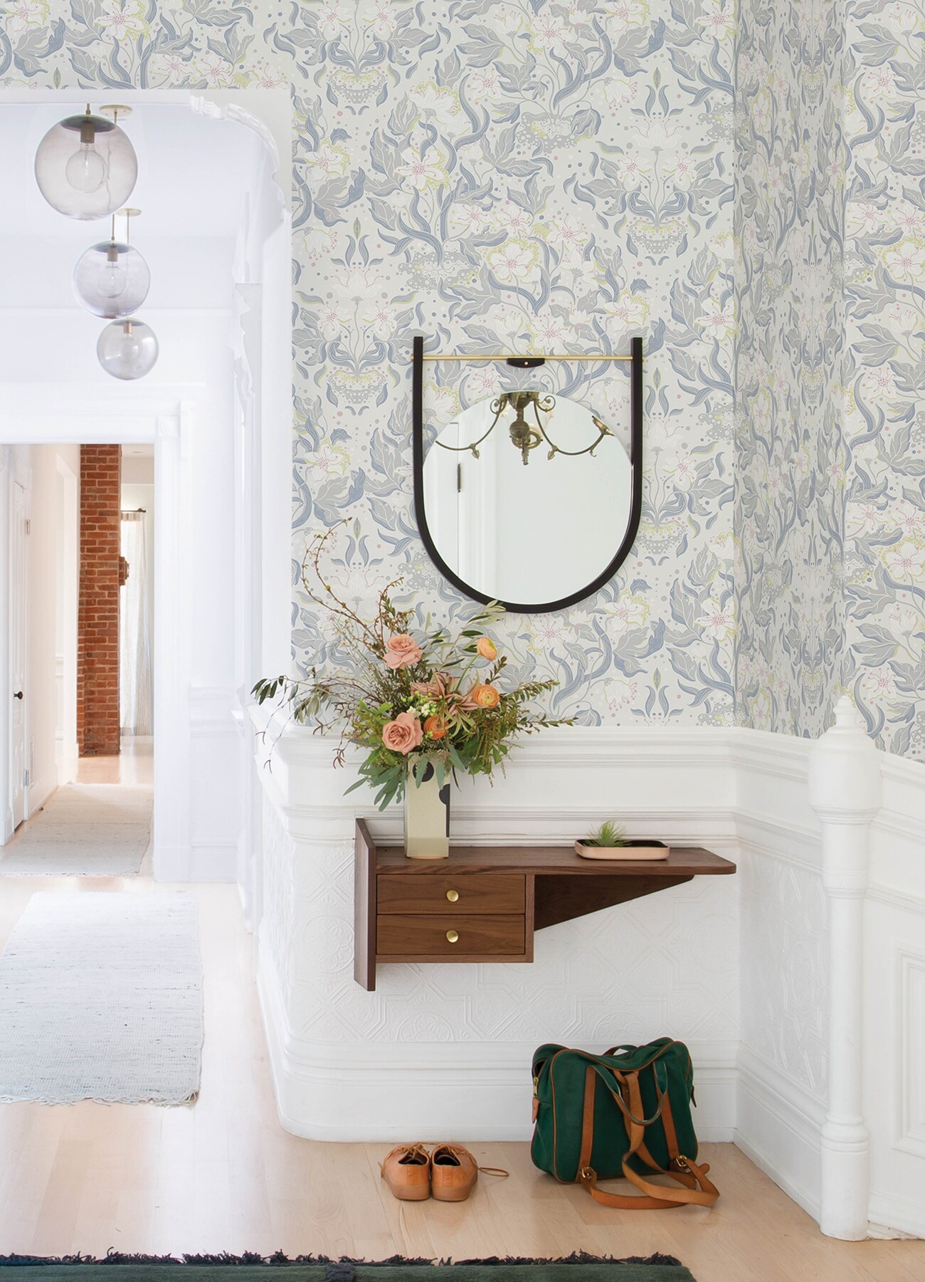 A-Street Prints 57.5-sq ft Neutral Non-woven Ivy/Vines Unpasted ...