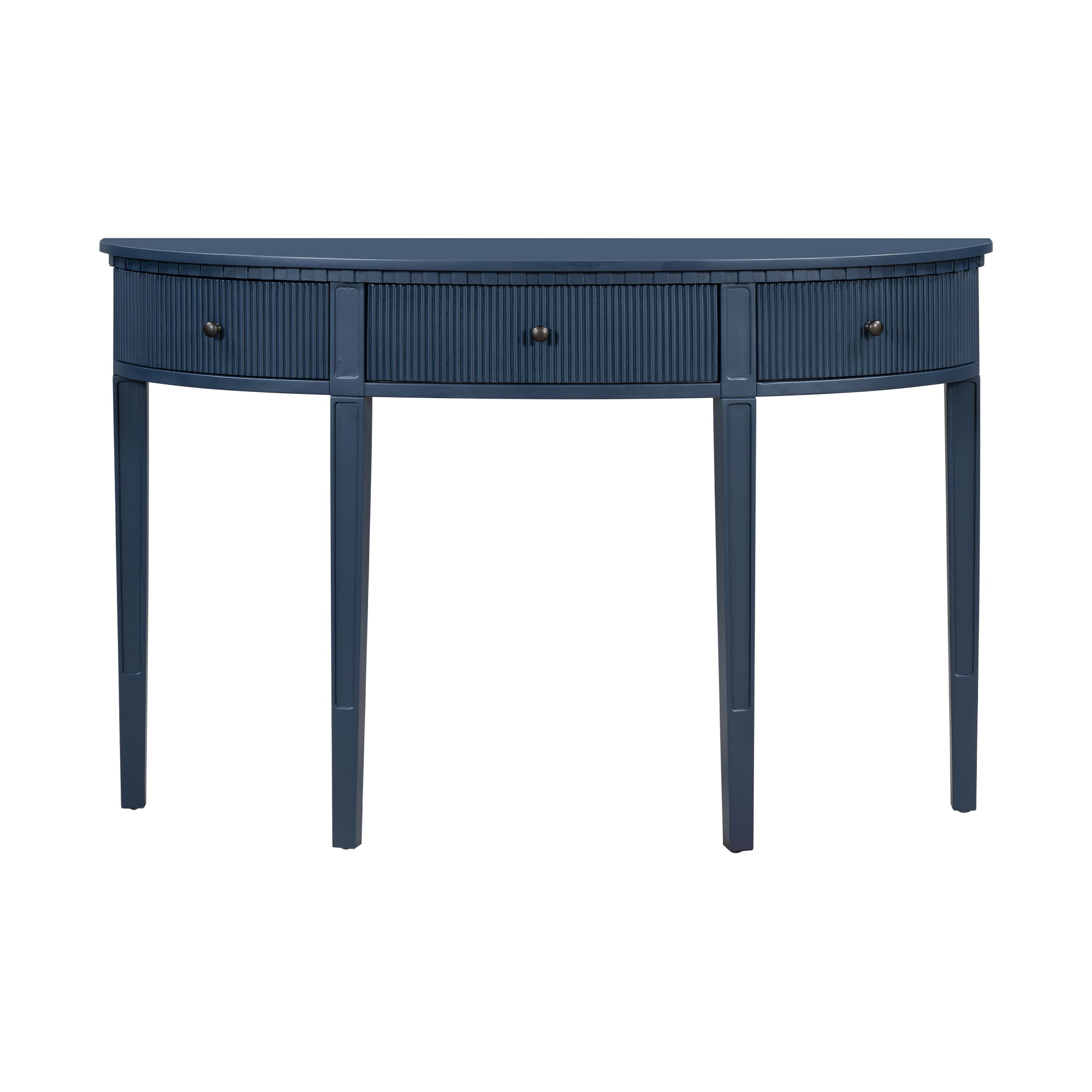 Boyel Living Modern Vertical Stripe Console Table with 3 Drawers and ...
