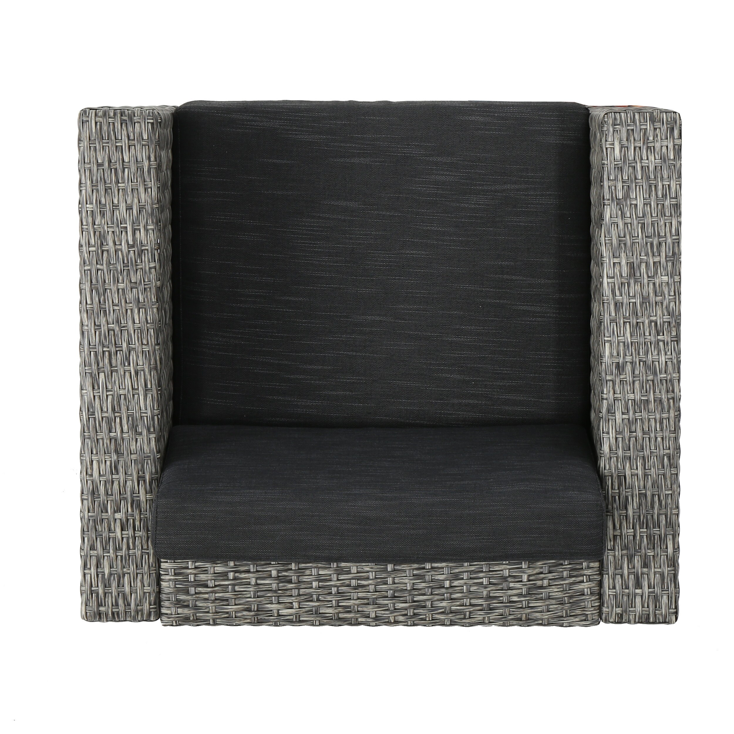 Christopher Knight Home Puerta Outdoor 5 piece Club Chair and Fire Pit ...