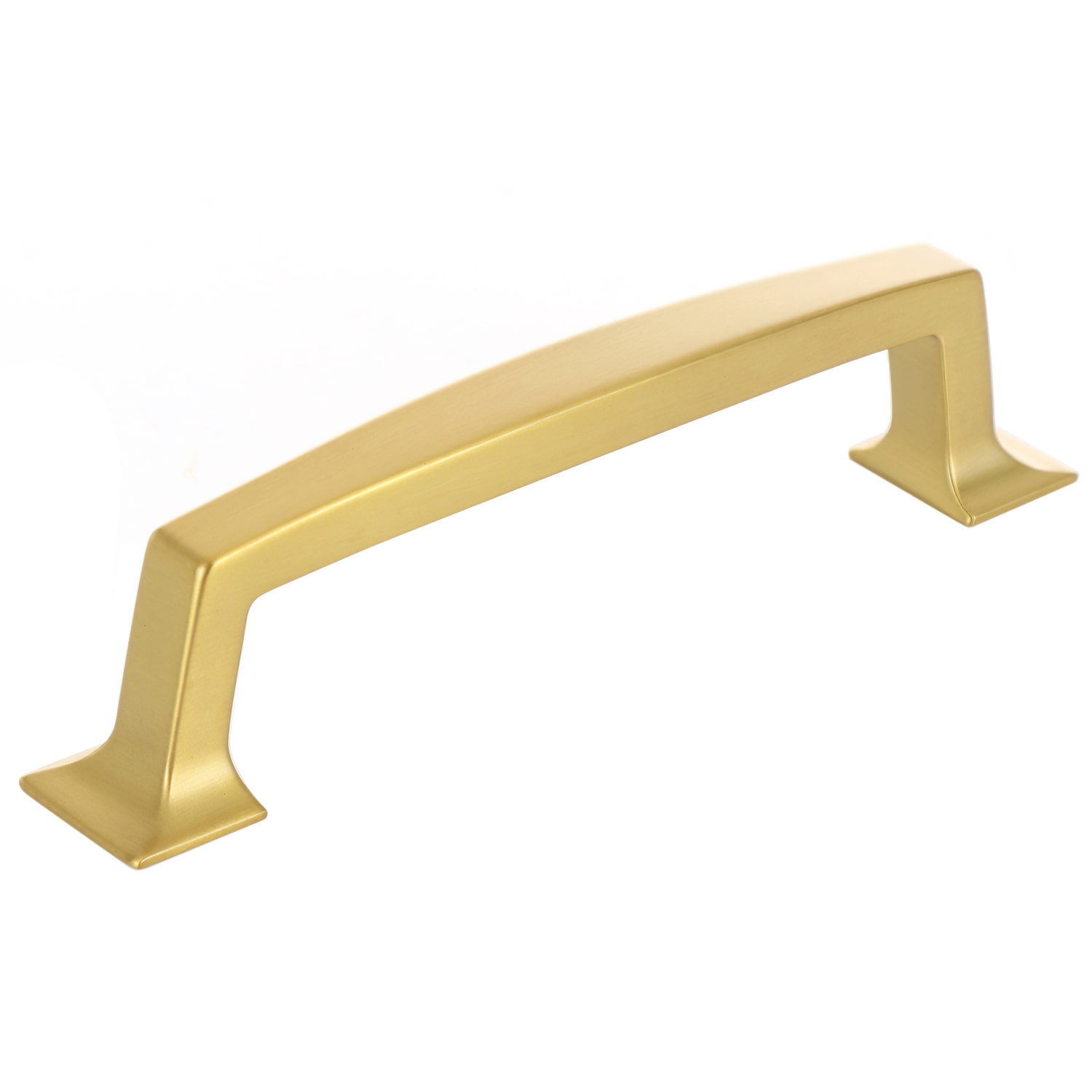 allen + roth BEATRIX 3-3/4-in , 96mm Center to Center Brushed Gold Arch ...