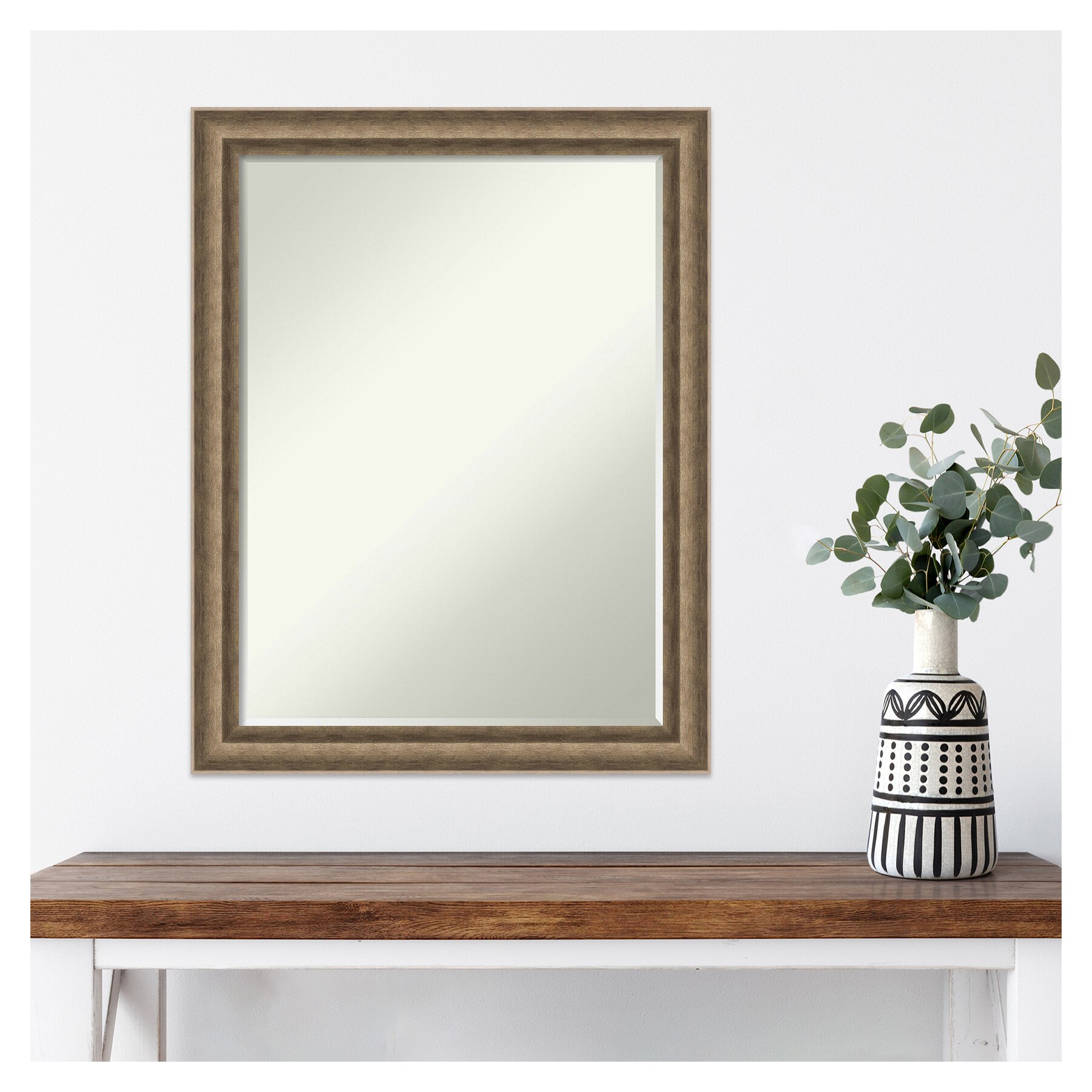 Amanti Art Angled Bronze Frame 21.25-in W x 27.25-in H Angled Bronze ...