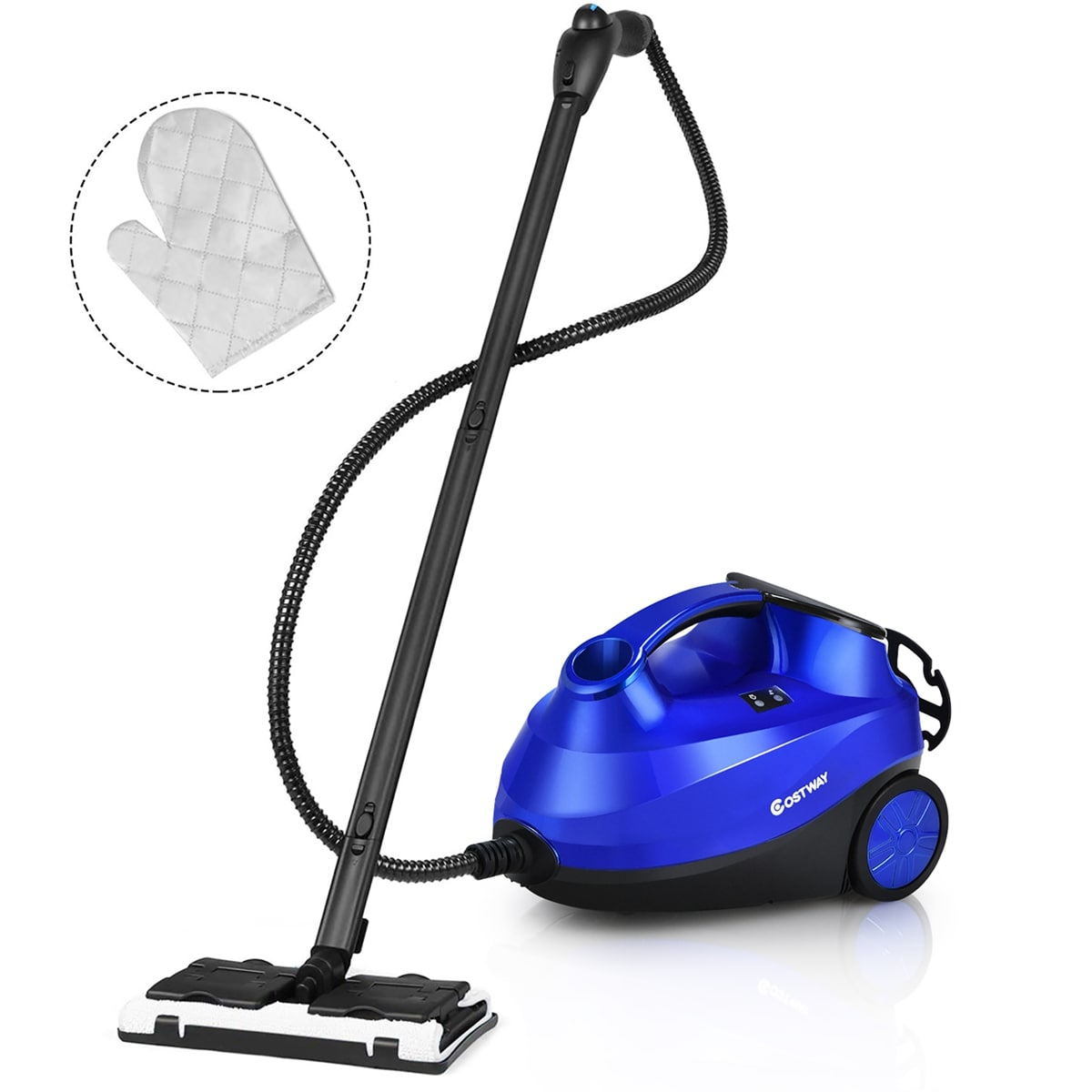 Costway 2000W Heavy Duty Steam Cleaner Mop Multi-Purpose W/19 ...