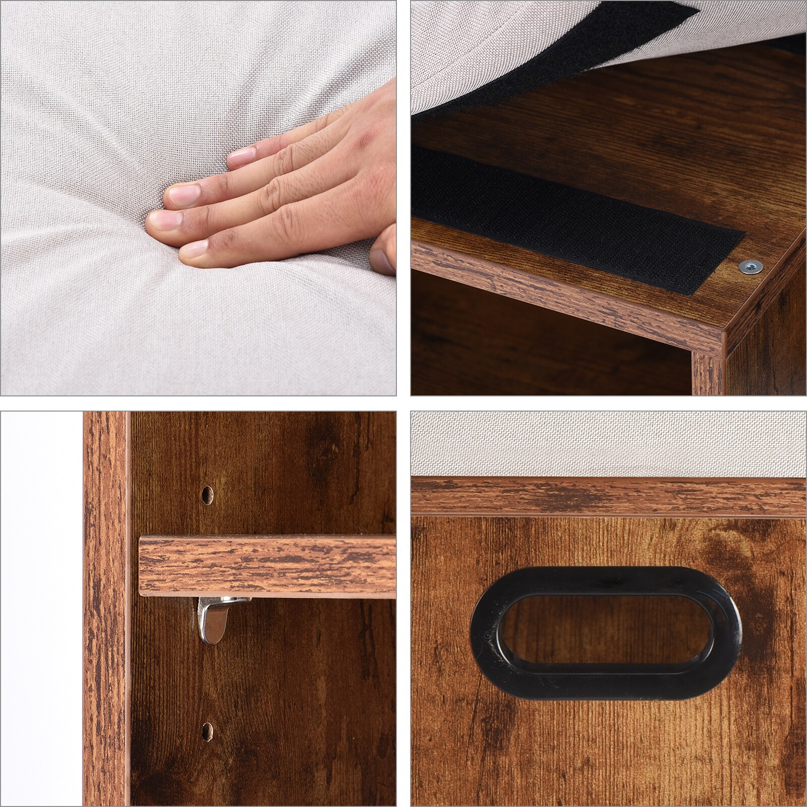 LOVMOR Small Shoe Bench for Entrywaywith Cushion Shoe Bench with ...