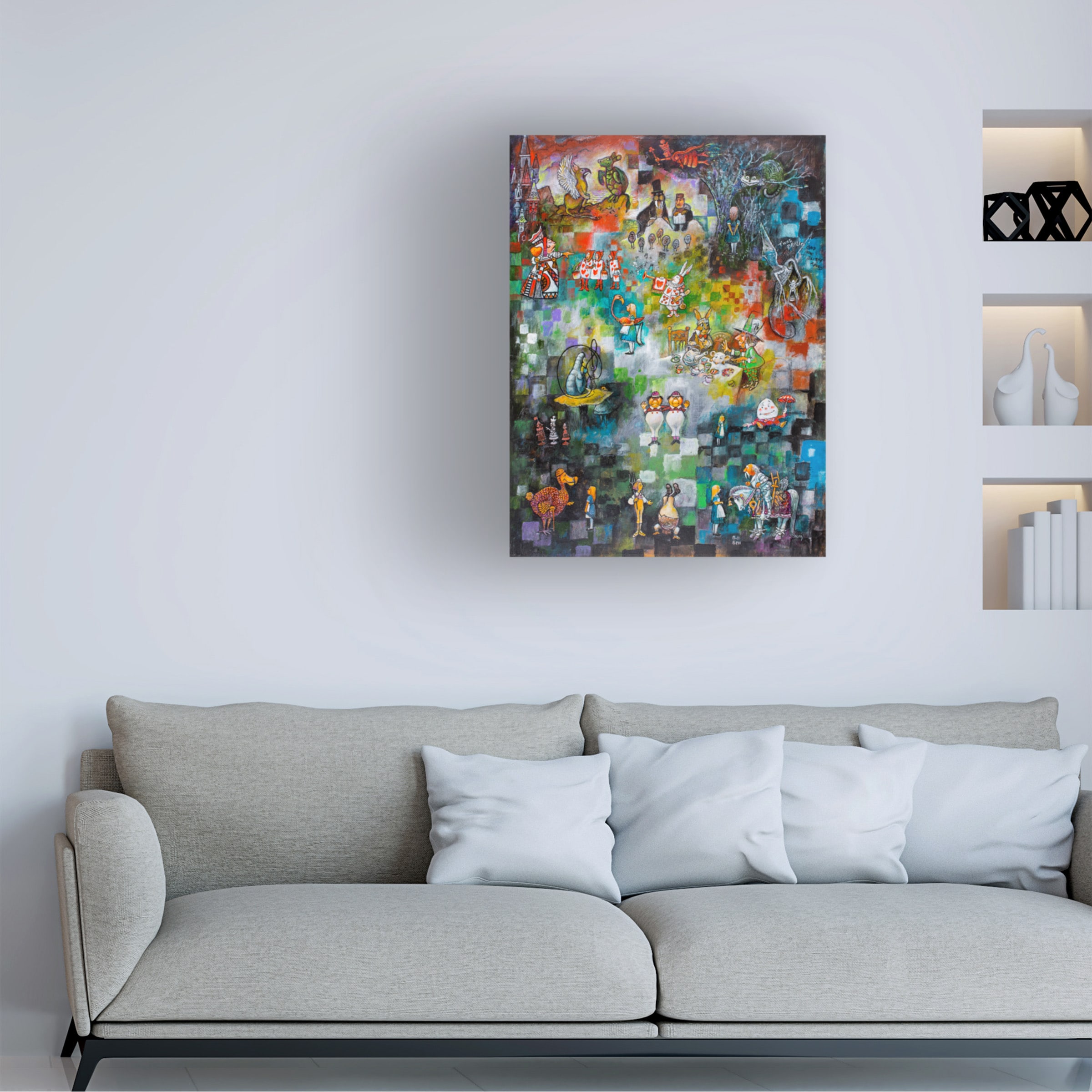 Trademark Fine Art Bill Bell Alice Canvas Art in the Wall Art ...