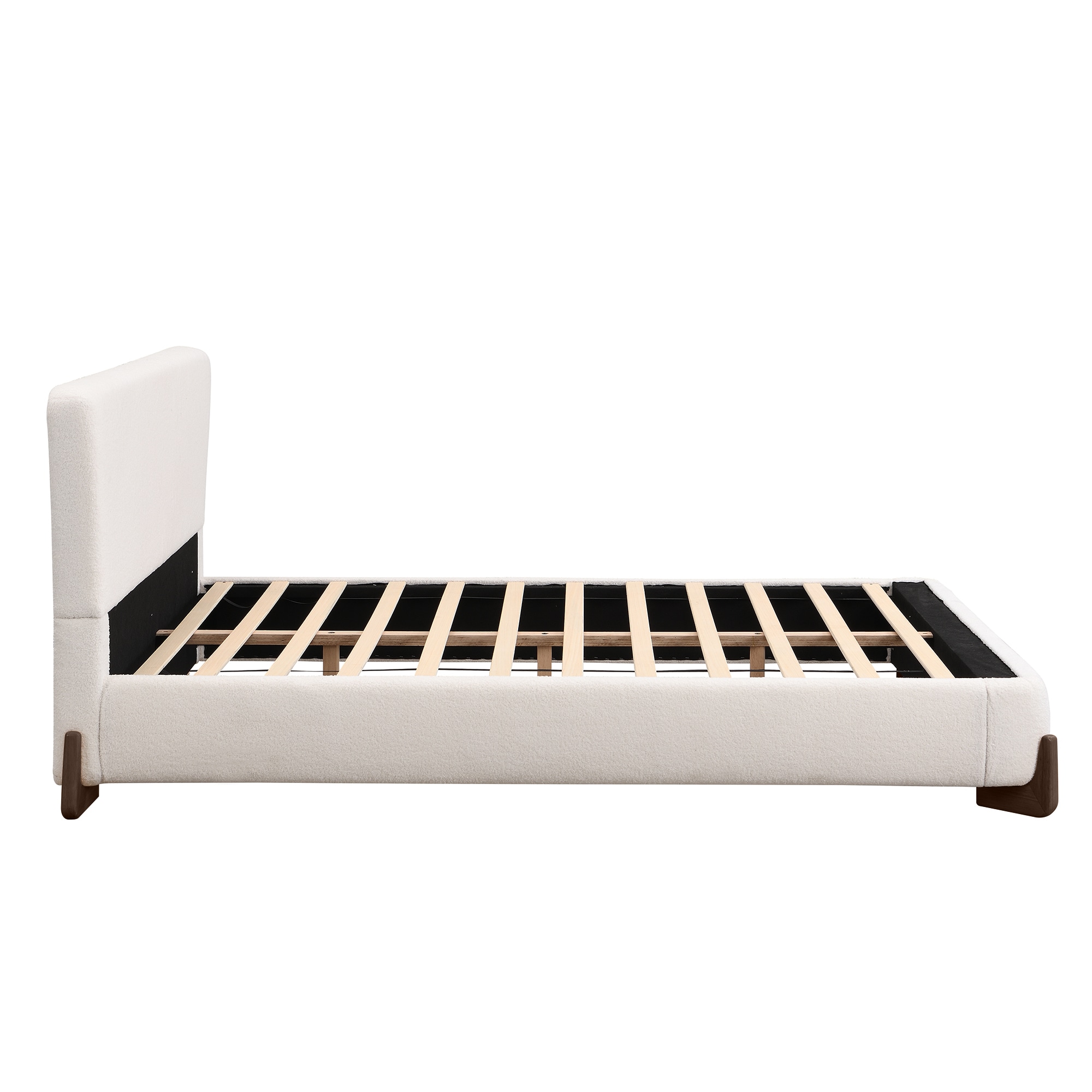 Christopher Knight Home Elegant Queen Size Upholstered Wood Bed Frame ...