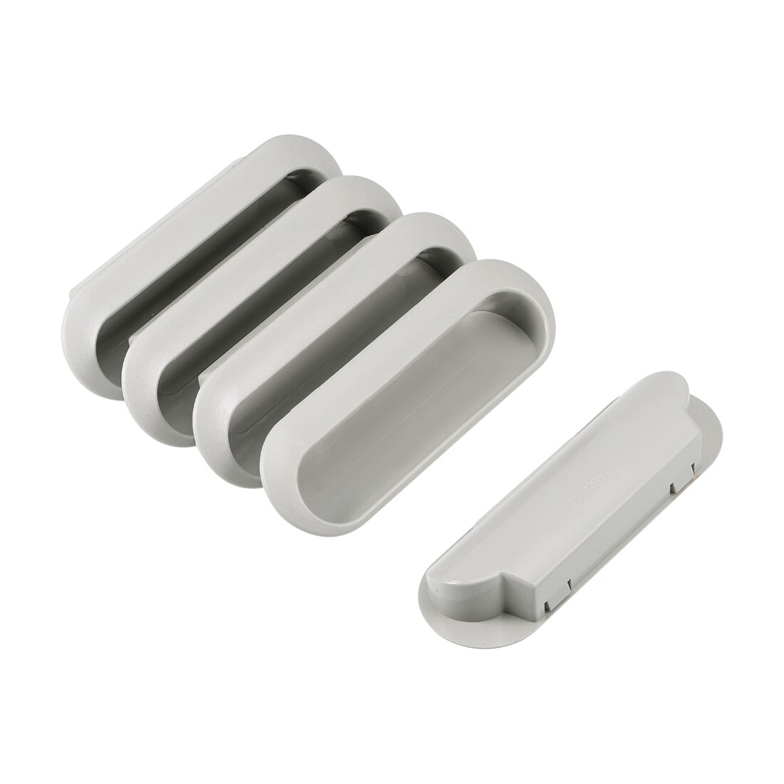 Unique Bargains Flush Pull Finger Insert Recessed Cabinet Door Handles ...