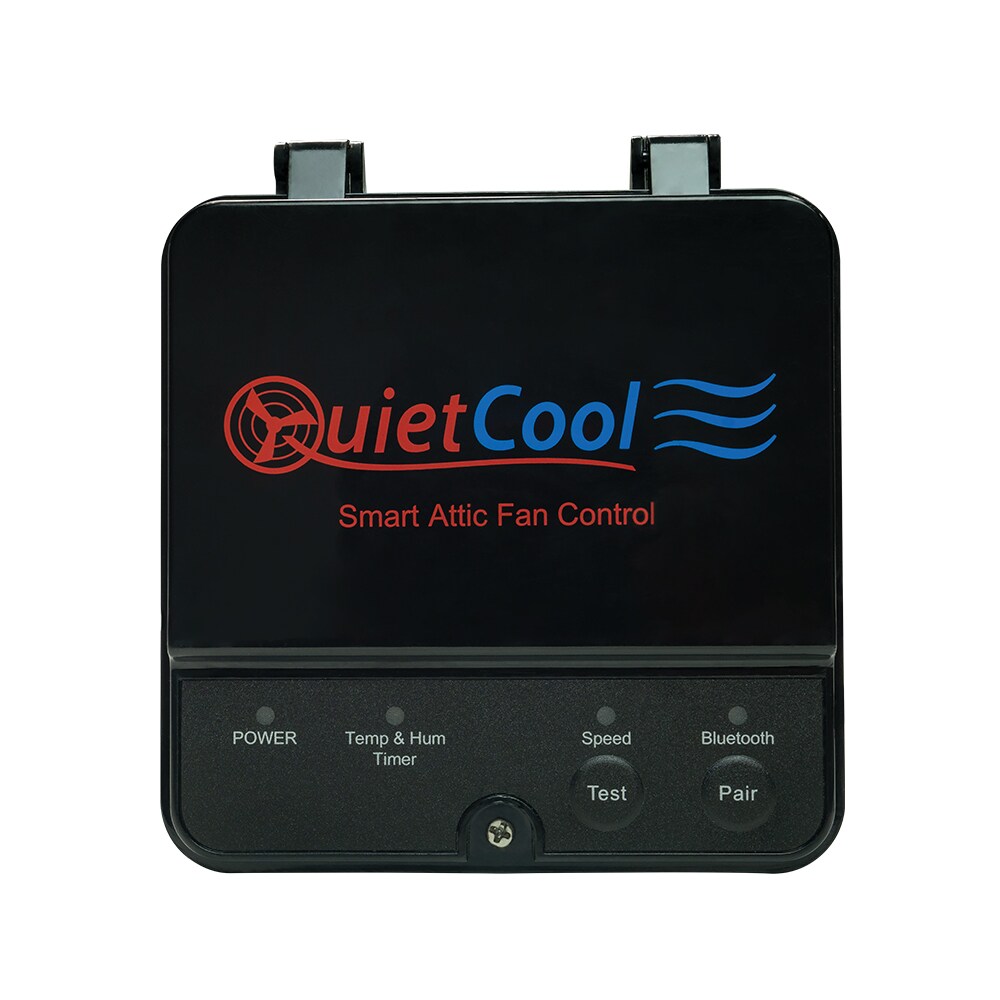 QuietCool Smart attic gable fan 16.5-in dia Electric Gable Vent Fan in ...