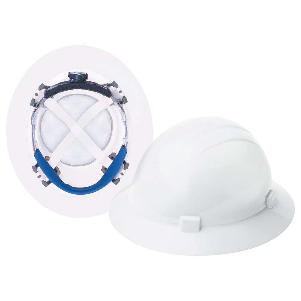 DeltaPlus Hard Hat Omega II Polyethylene 6 Point Ratchet Type 1 Class E ...