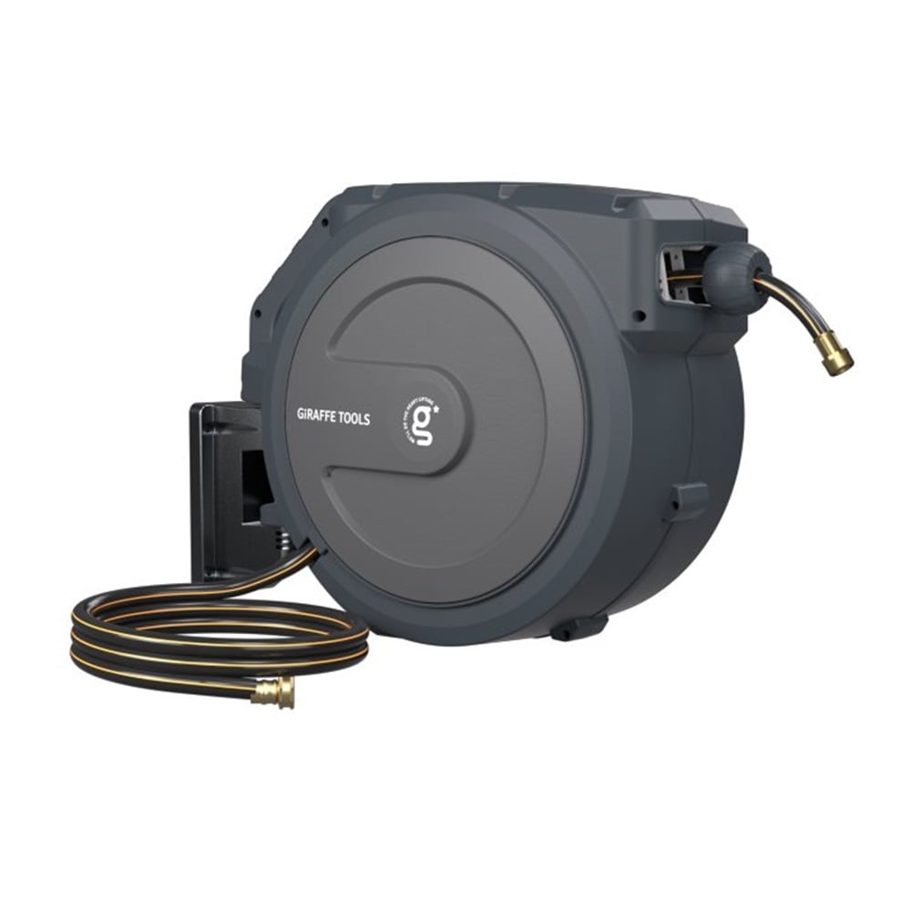 Giraffe Tools Plastic 78-ft Wall-mount Hose Reel AW2512US-MB at Lowes.com