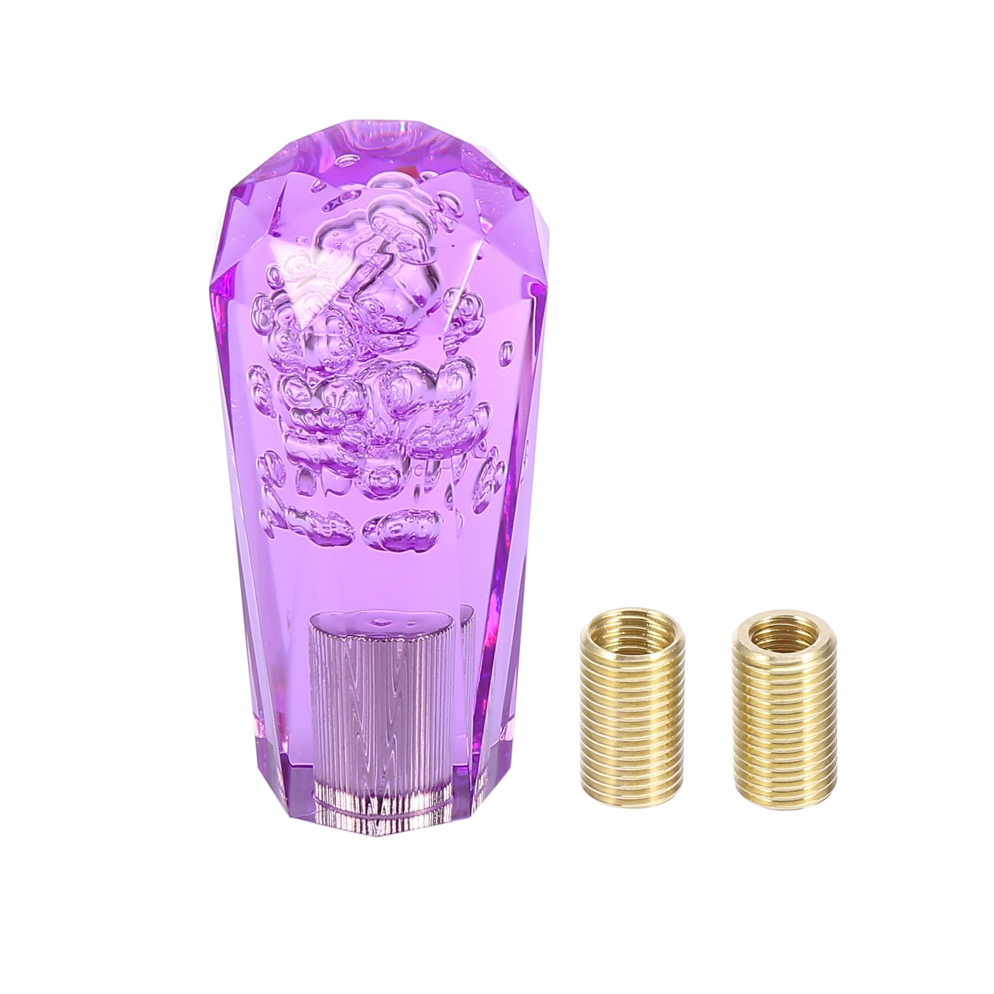 Unique Bargains Universal 10cm Purple Gear Shift Knob Stick Manual Gear ...