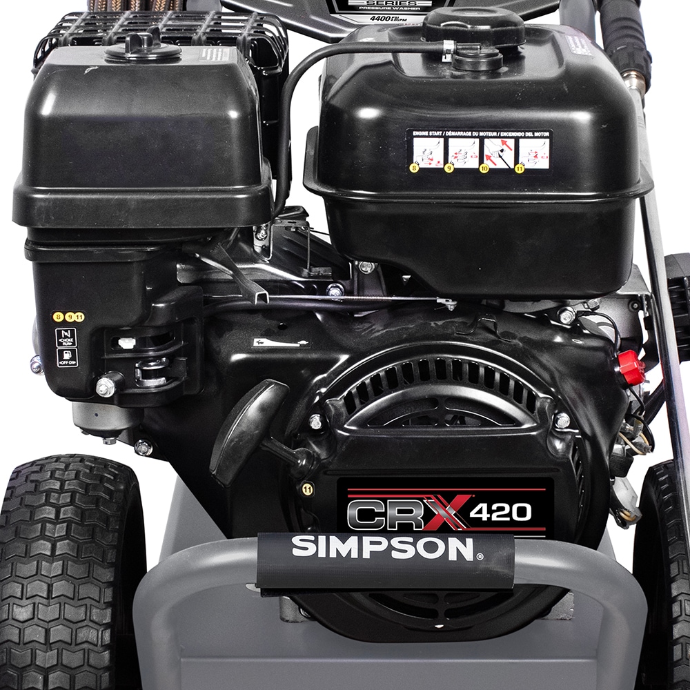 SIMPSON Pro Series (49-State) 4400 PSI 4-GPM Cold Water Gas Pressure ...