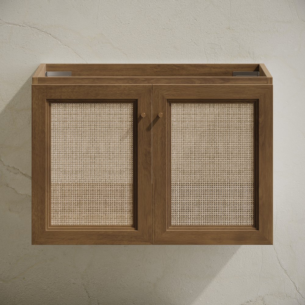 Swiss Madison Classe 30 WallMounted Bathroom Vanity in Brown Oak ...