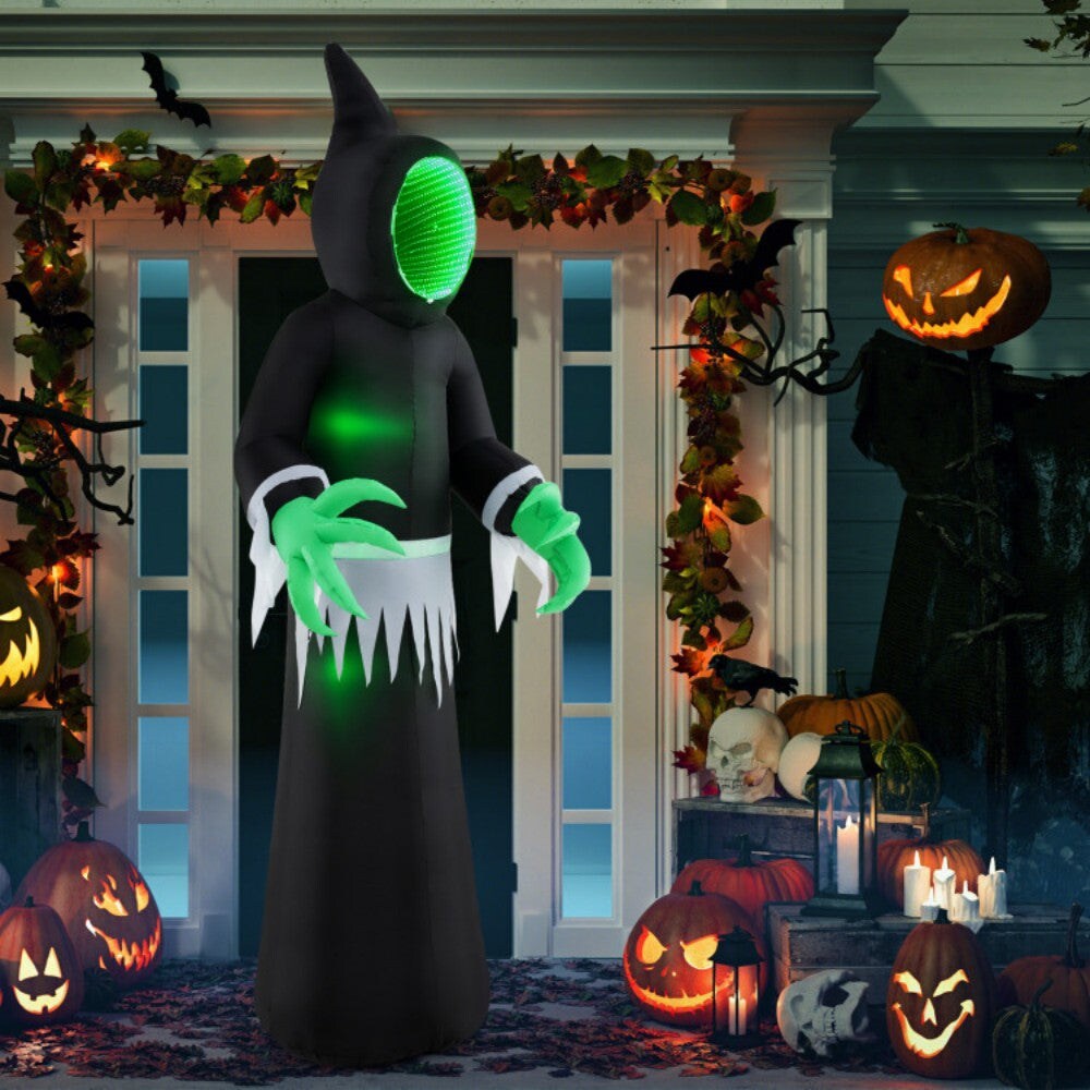 Boyel Living Giant 8ft Inflatable Halloween Ghost with LED Lights and ...