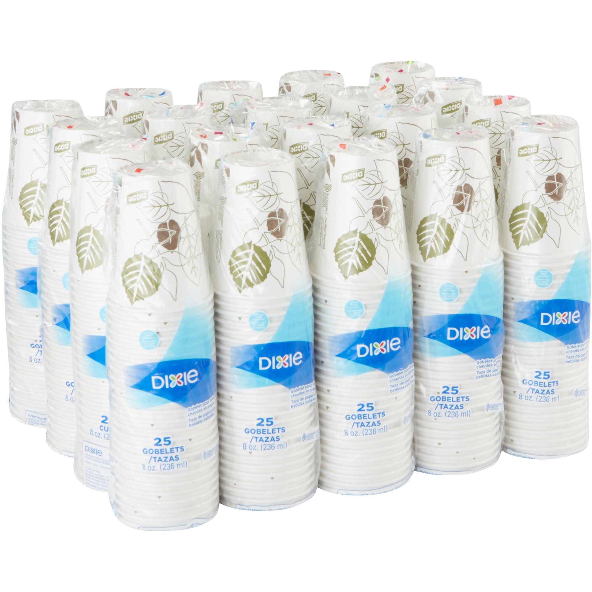 Dixie 25-Count 8-oz White Paper Disposable Cups at Lowes.com