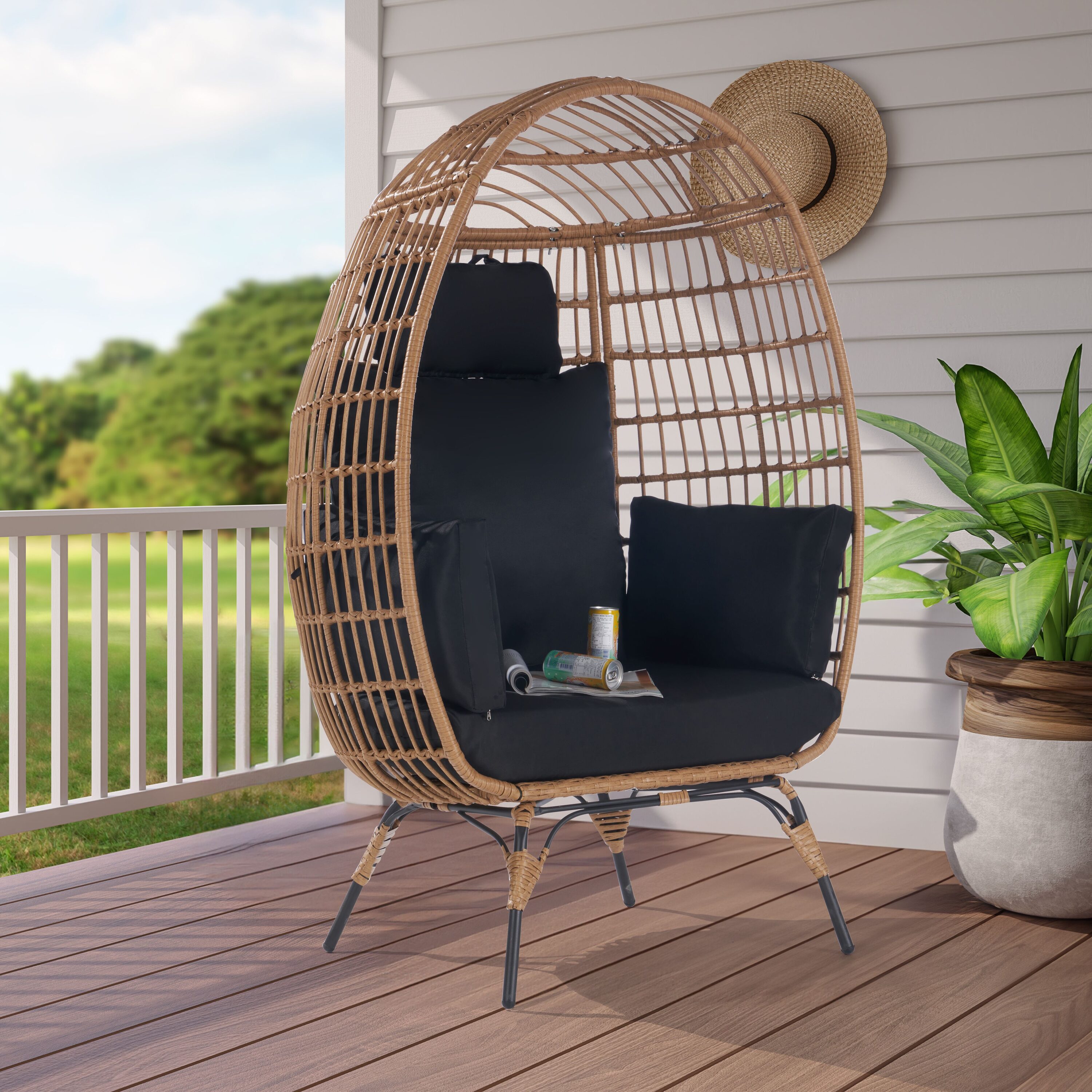 Conversation Egg chair Patio Furniture at Lowes.com