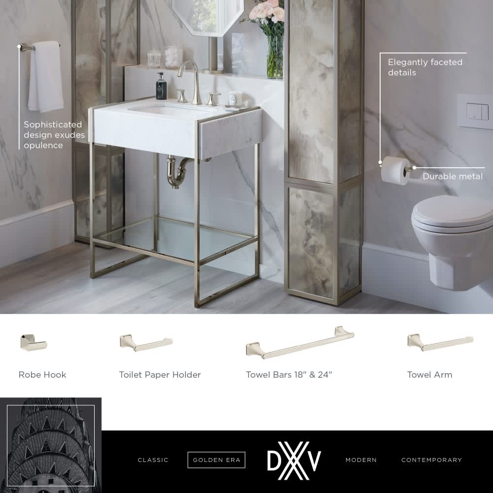 DXV D35170180 Belshire Towel Bar 18 Inch in the Towel Bars department ...