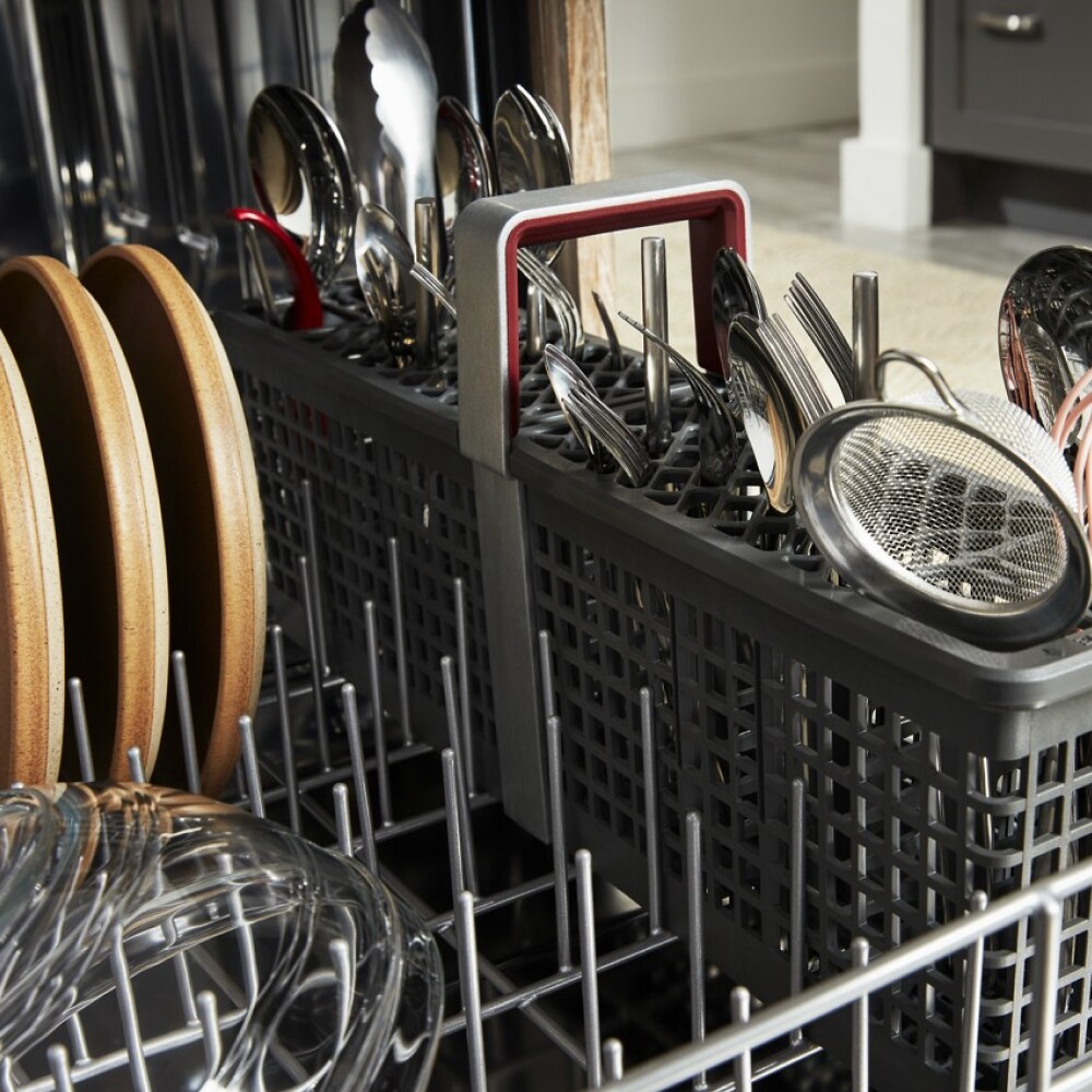 KitchenAid Eco Series 24-in Top Control Built-In Dishwasher With Third ...