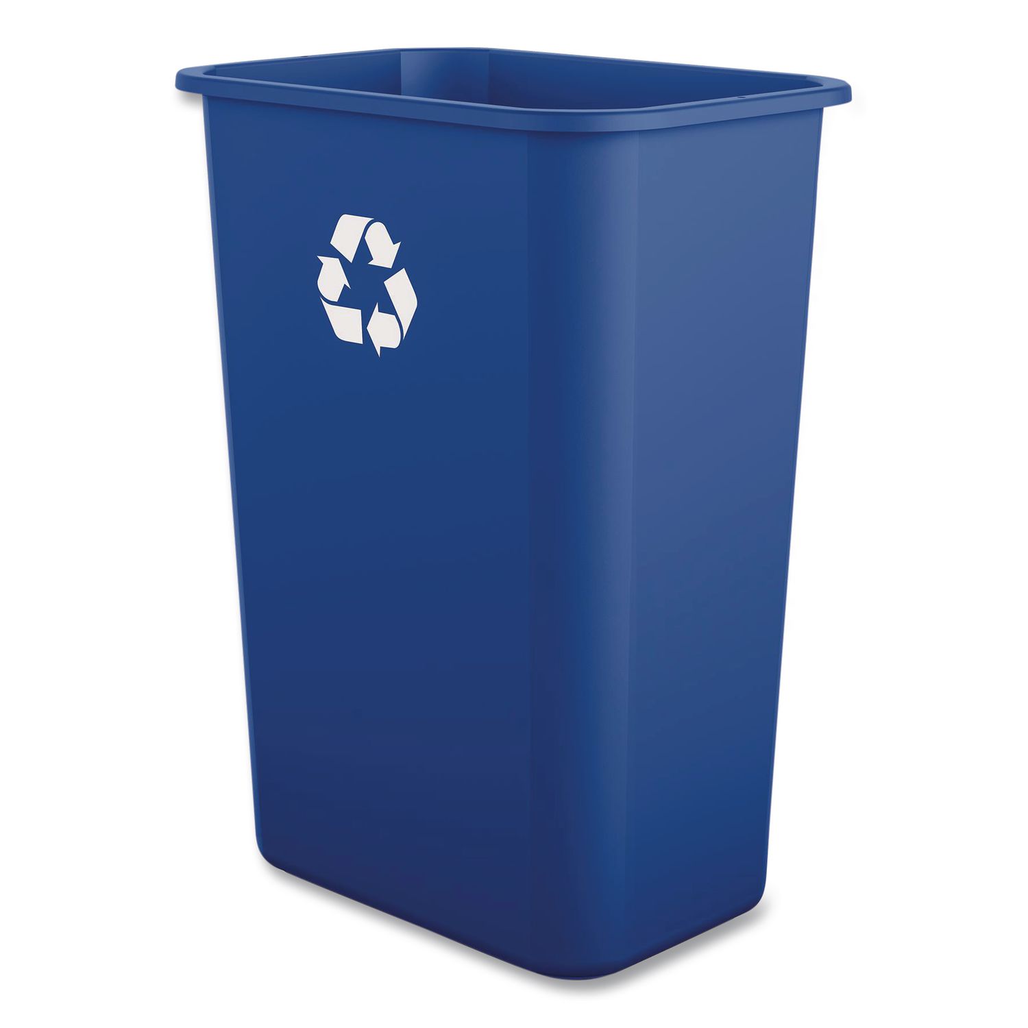 Boardwalk Recycling Container 10 gal Polypropylene Blue in the Trash ...