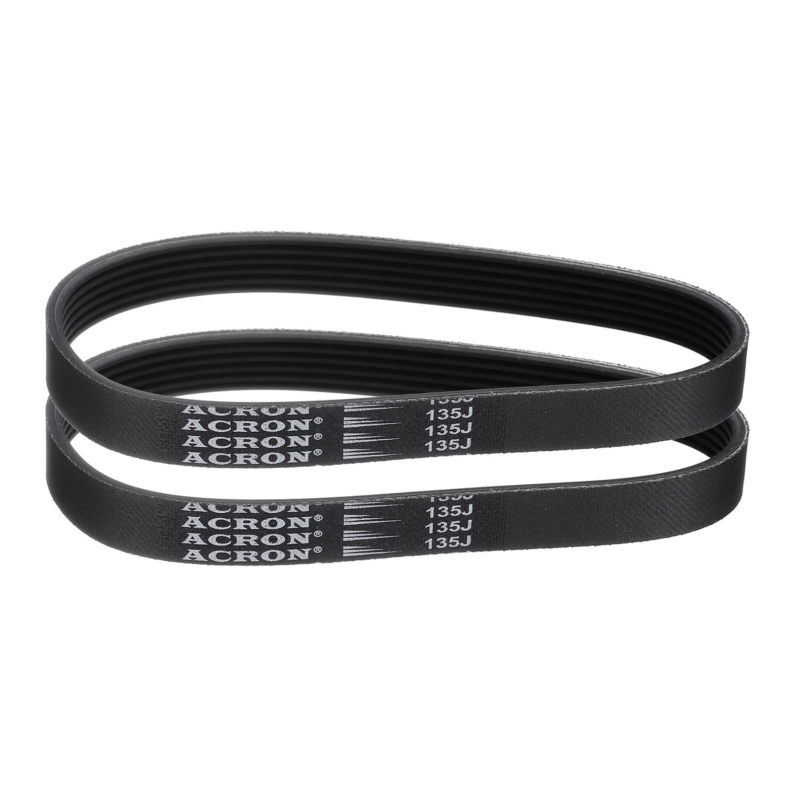 Unique Bargains 2pcs 135J6 PJ V-Ribbed Belt 6 Ribs 13.5inch Length x 0 ...