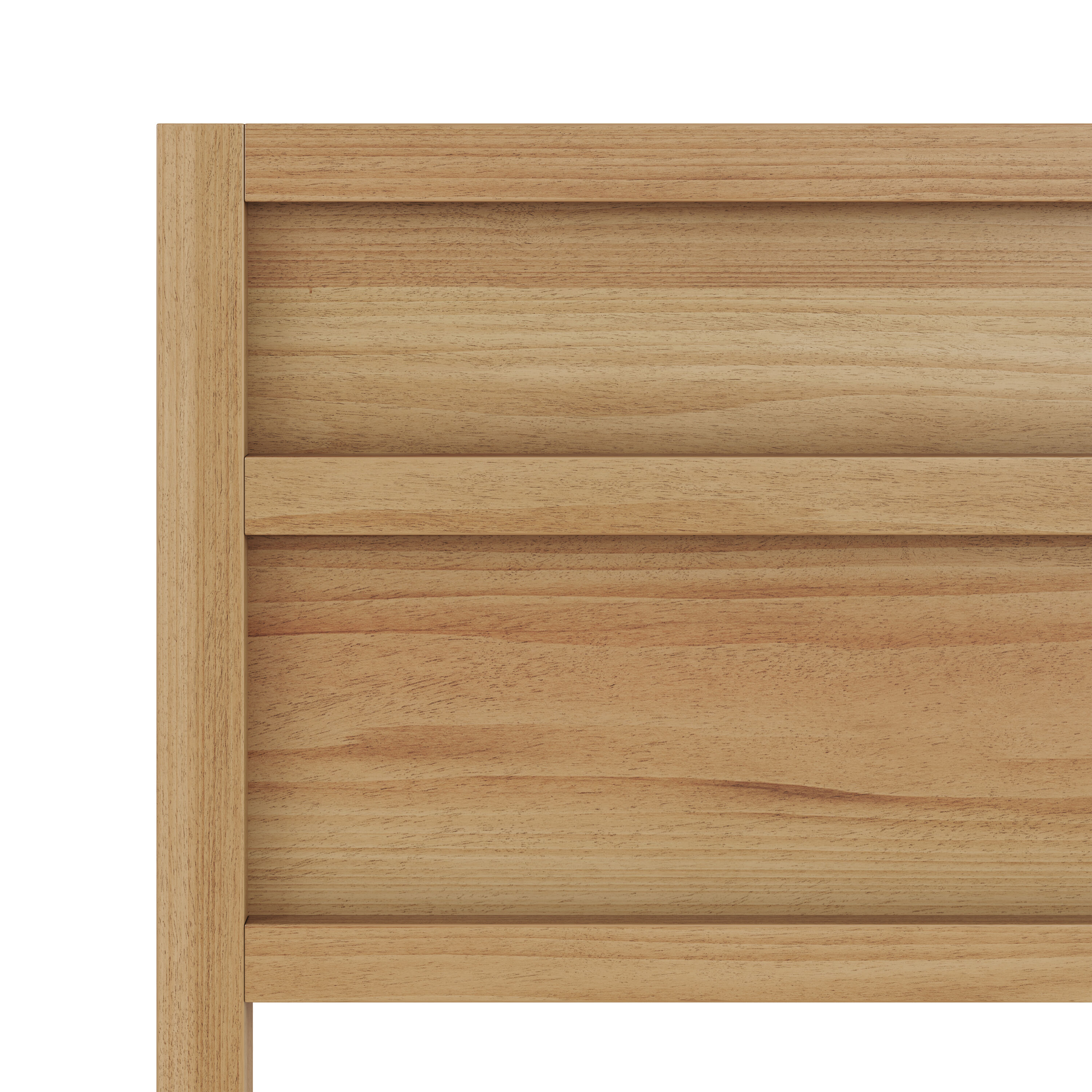 Blisstyle Maddox Modern Wood Queen Panel Headboard Modern Bed Frame in ...