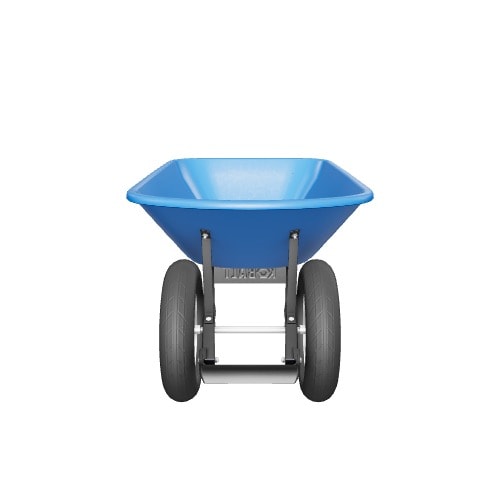 Kobalt 7 cu ft 2 Wheel Steel Push Wheelbarrow Flat Free Tire P7 SF 2W K 35098 at Lowes