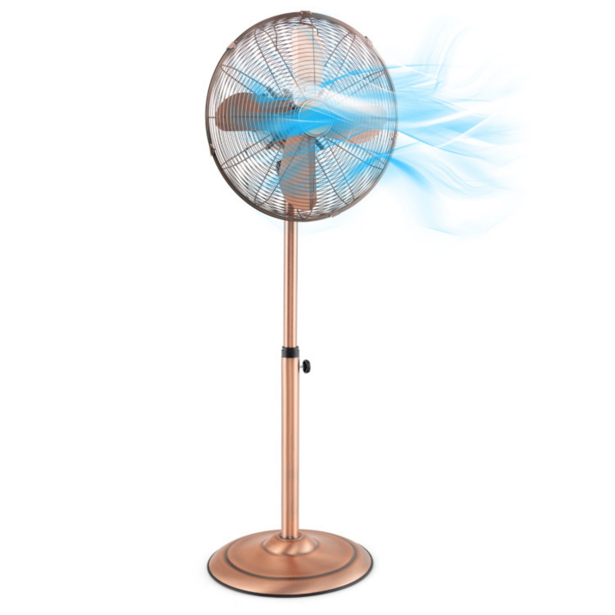 LUCKY ONE 16 Inch Pedestal Standing Fan Oscillating Pedestal Fan with 3 ...