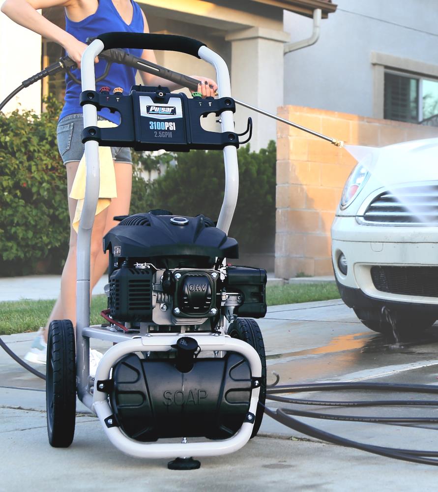 Pulsar Products 3100 PSI 2.5 Gallon GPM Cold Water Gas Pressure Washer in the Pressure Washers department at Lowes